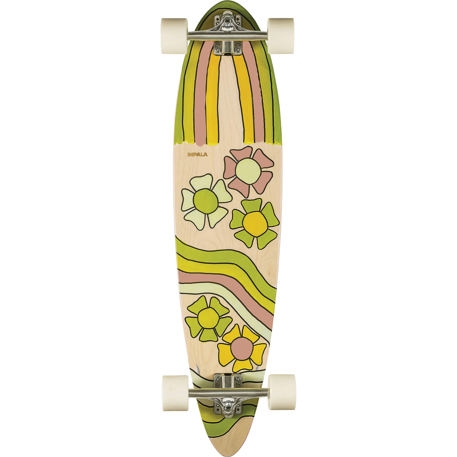Impala Jupiter Pintail Complete Longboard - Birdy Floral 37'' | SkateHut