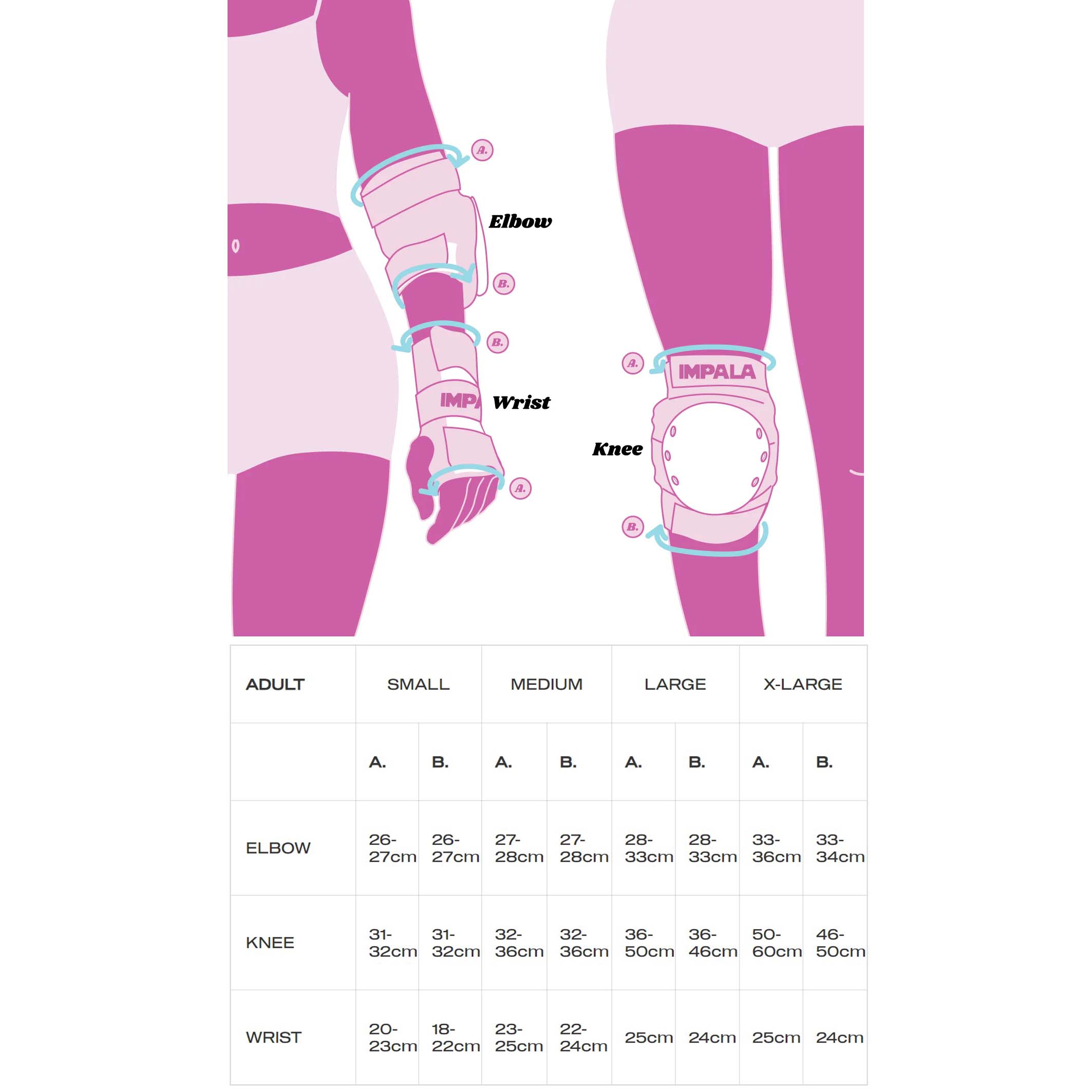 Impala Protective Pad Set - Marawa Rose Gold | SkateHut