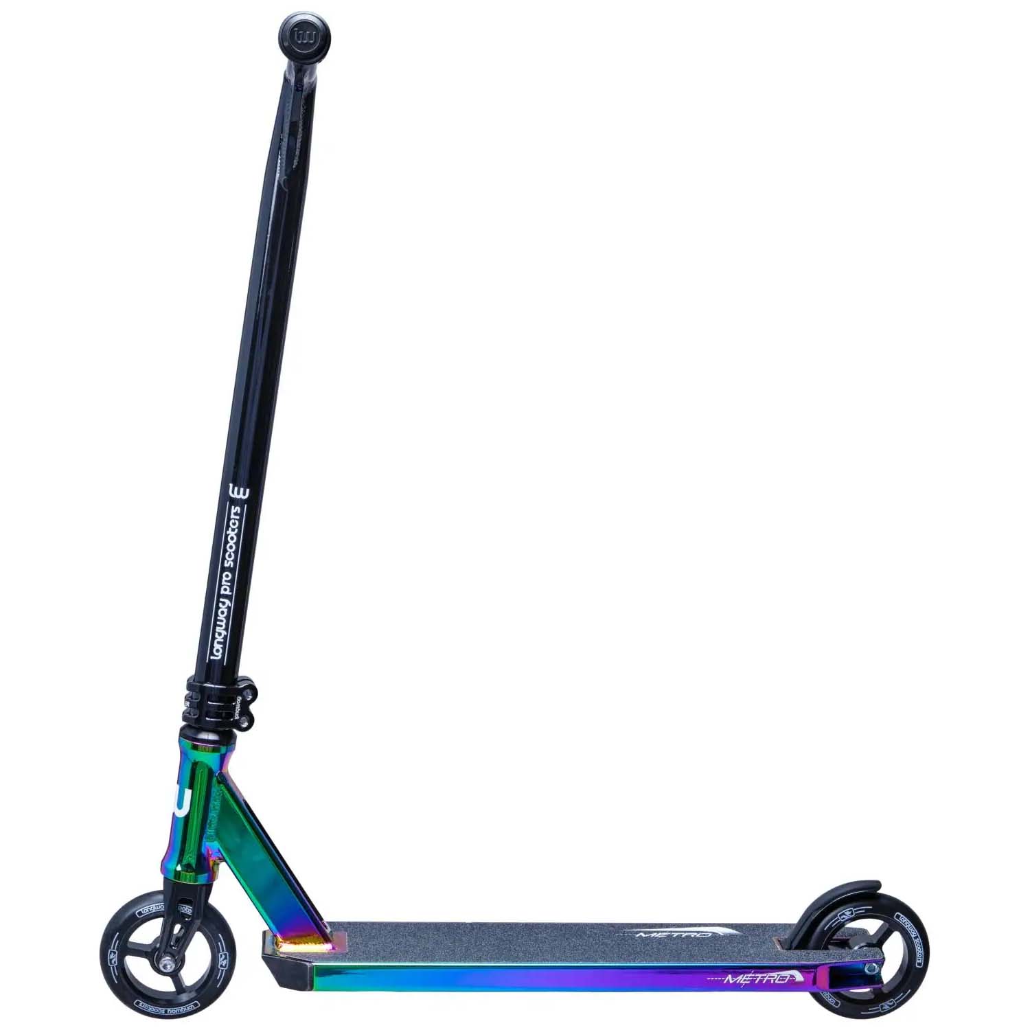 Longway Metro Stunt Scooter - Black/Neochrome | SkateHut