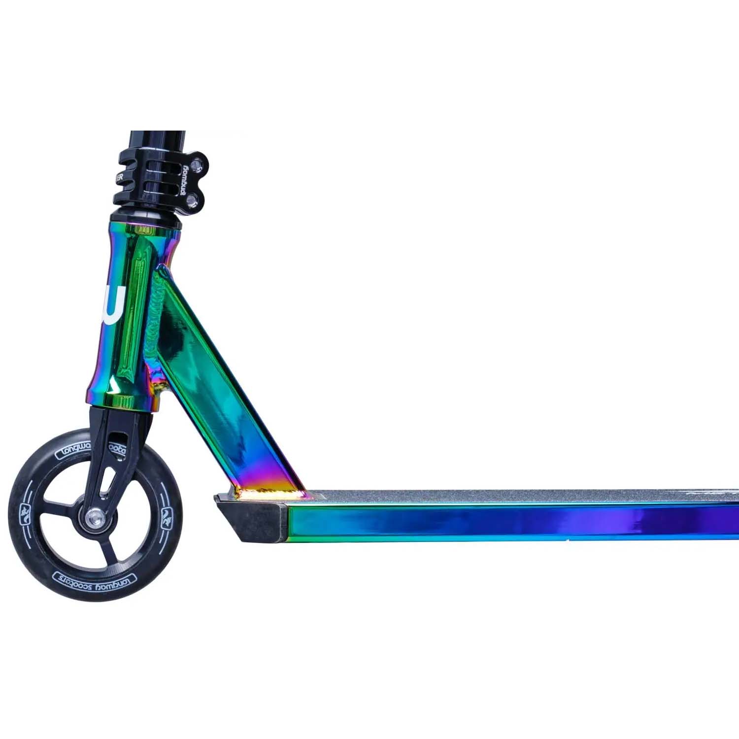 Longway Metro Stunt Scooter - Black/Neochrome | SkateHut