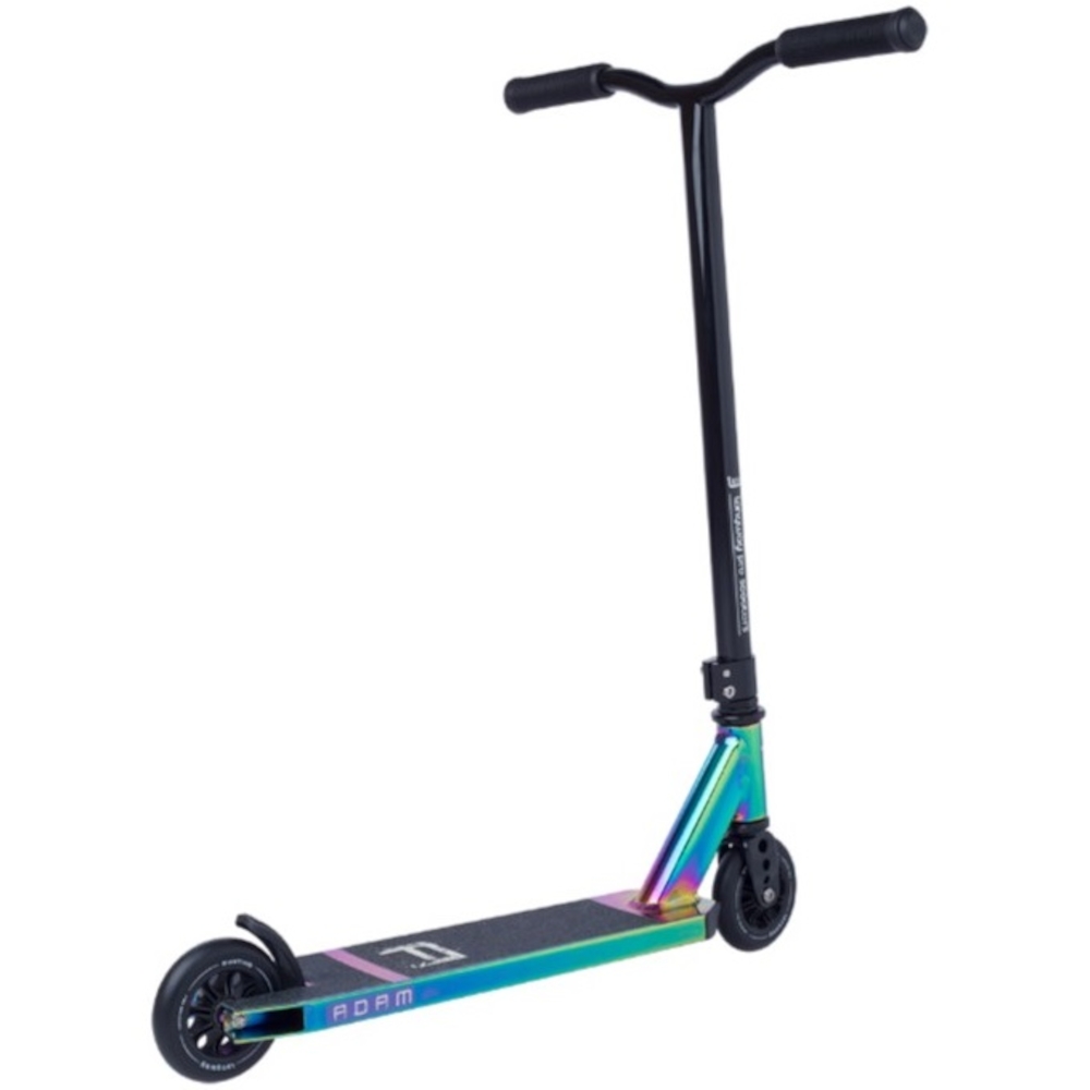 Longway Adam Stunt Scooter - Black/Neochrome | SkateHut
