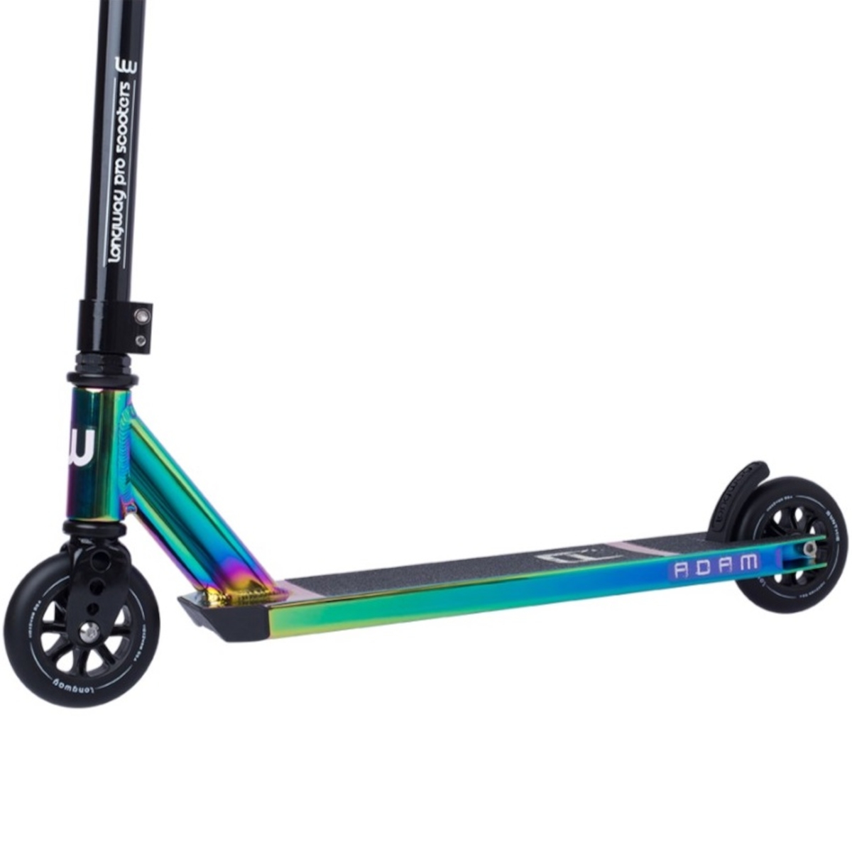 Longway Adam Stunt Scooter - Black/Neochrome | SkateHut