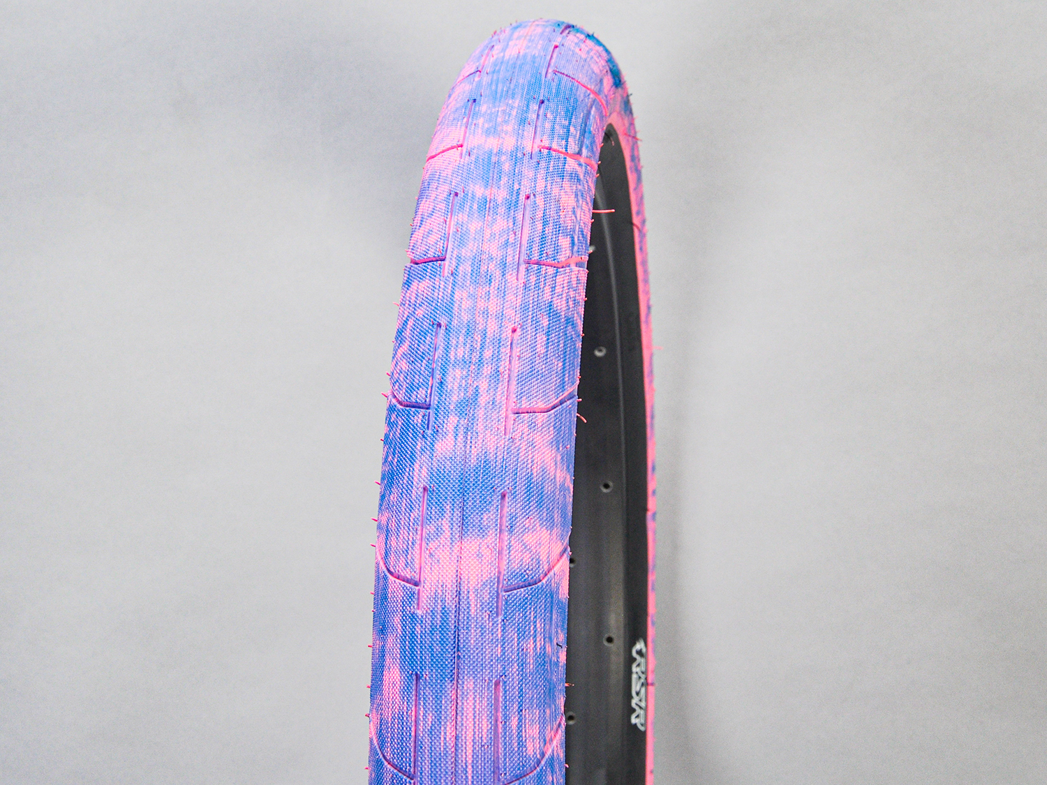 Mafiabike Lagos RSR 20" BMX Tyre - Pink/Blue Marble (PAIR) | SkateHut