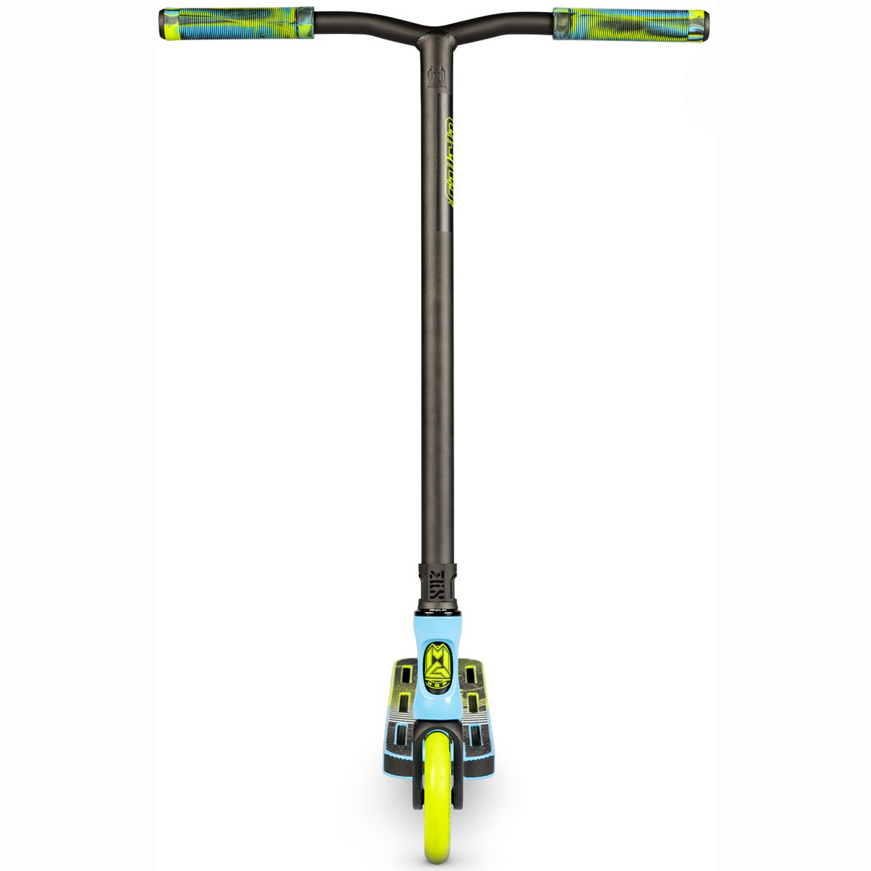 MGP VX Origin Pro 4.5'' Stunt Scooter - Blue/Lime | SkateHut