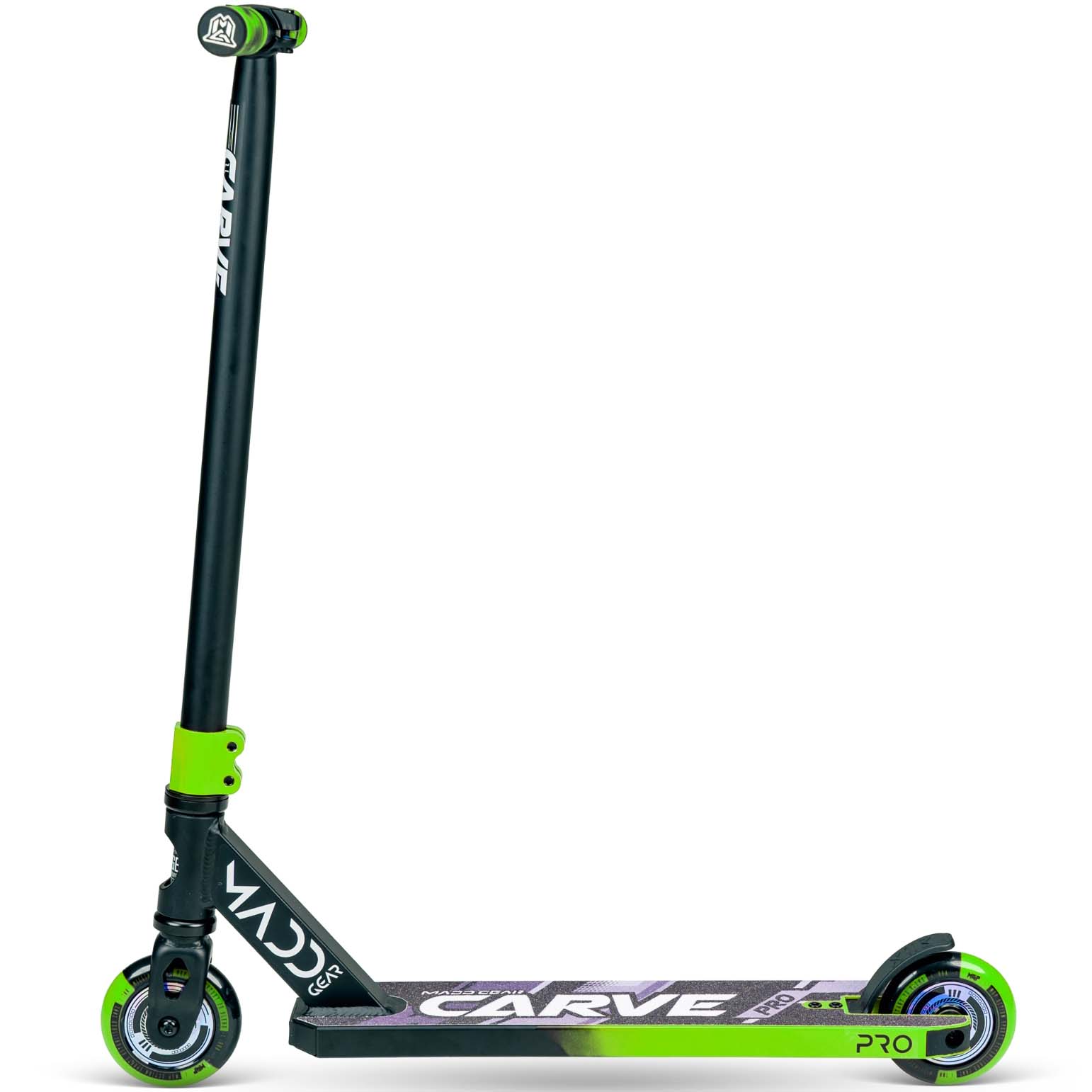 Madd Gear Carve Pro X Stunt Scooter - Black/Lime | SkateHut