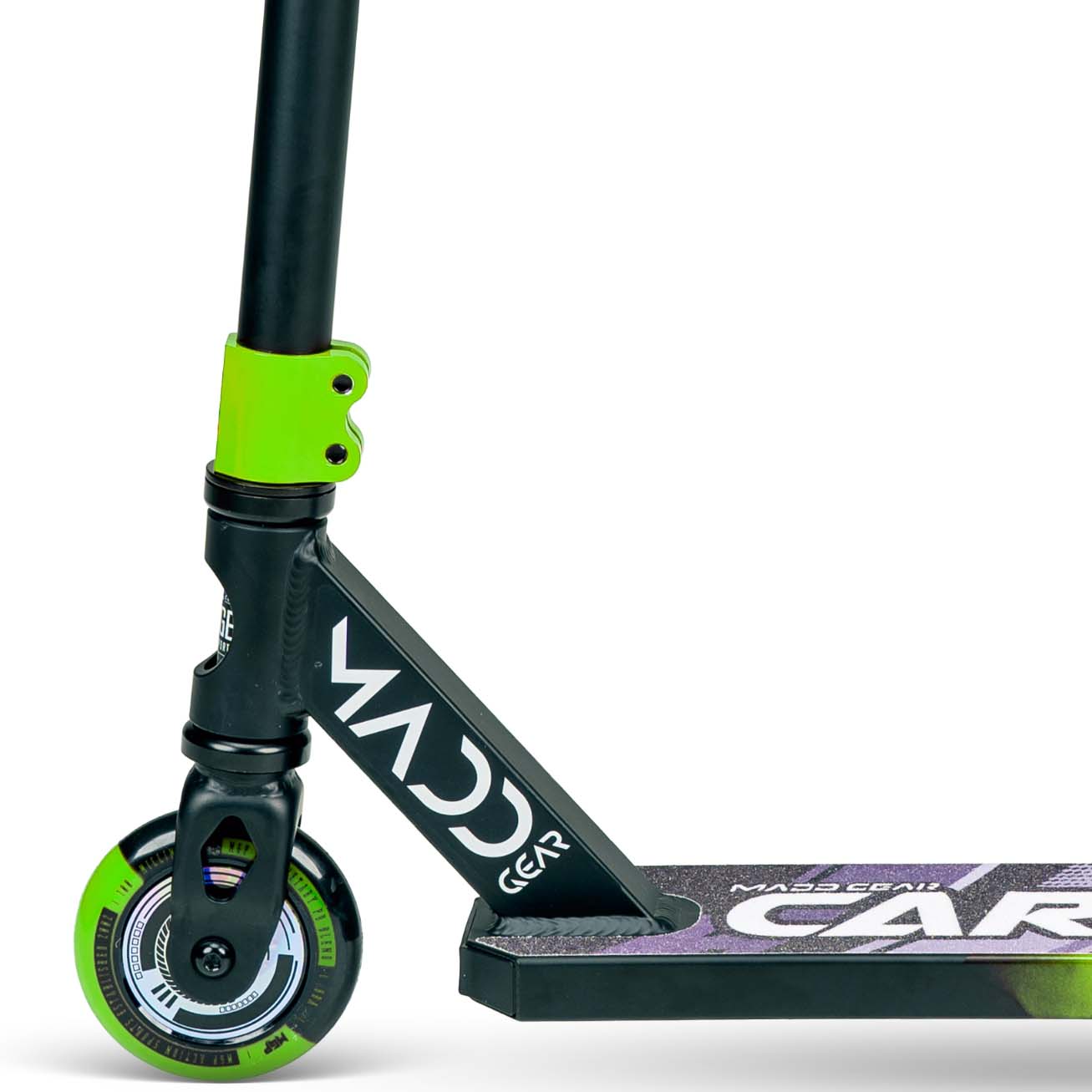 Madd Gear Carve Pro X Stunt Scooter - Black/Lime | SkateHut