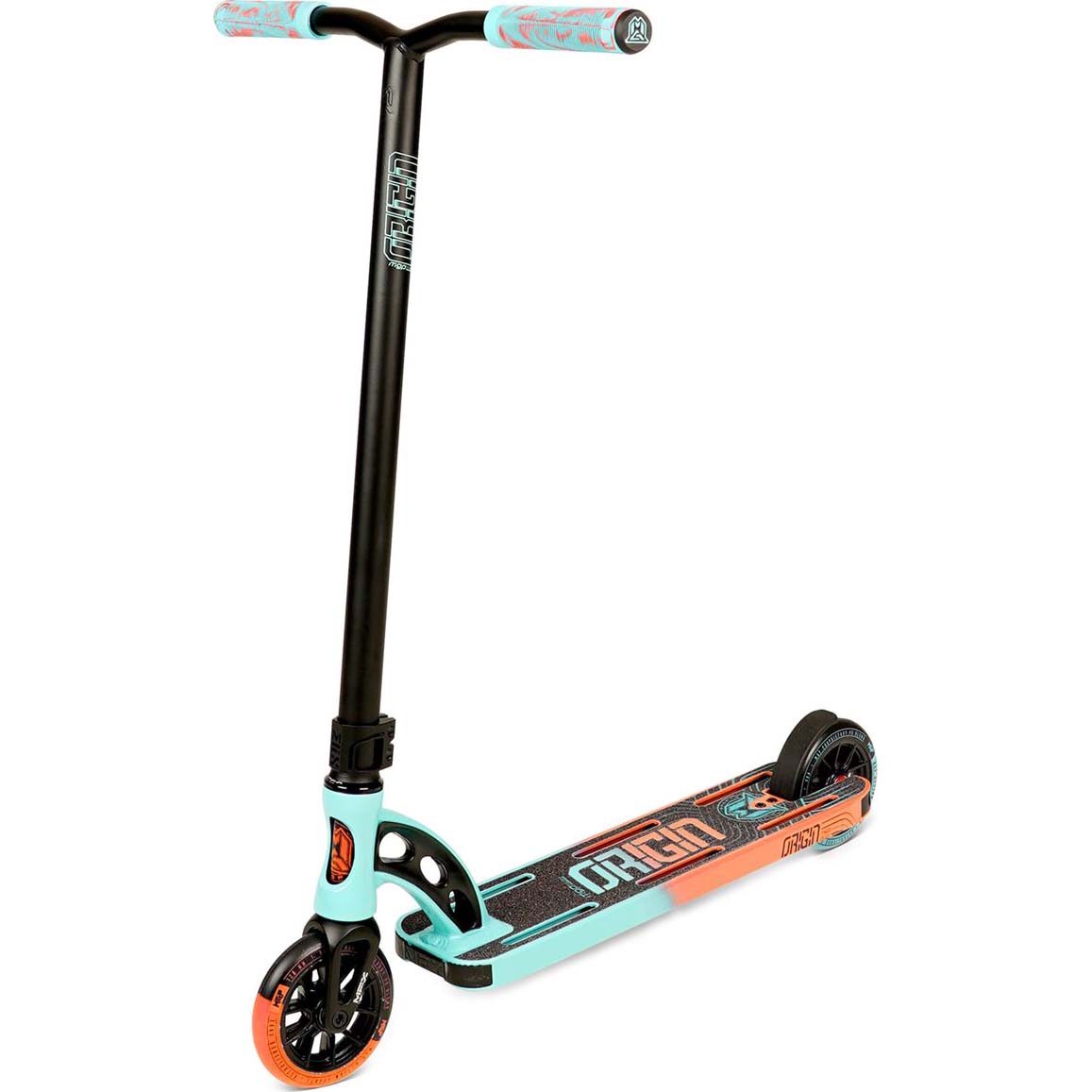 MGP VX Origin II Pro Stunt Scooter - Teal/Orange | SkateHut