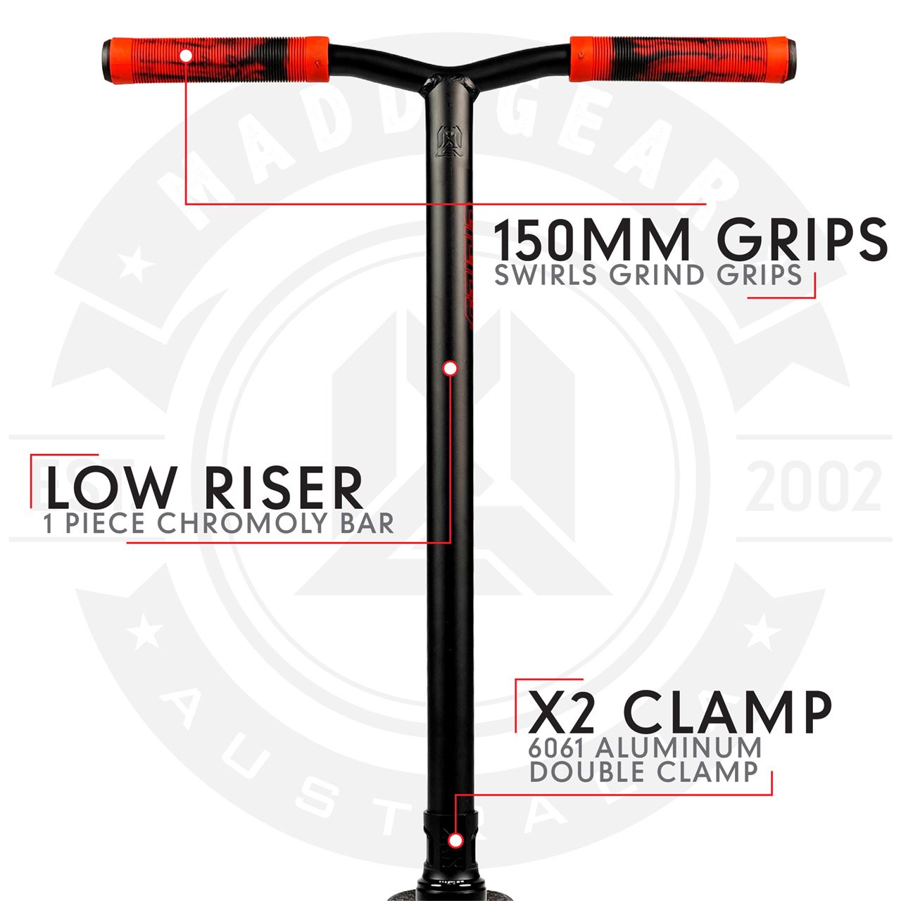 MGP VX Origin II Shredder Stunt Scooter - Lime/Blue | SkateHut