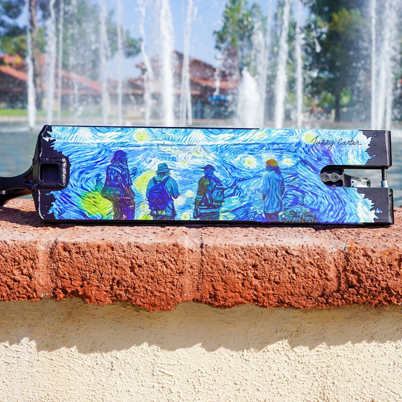 MGP MFX Juzzy Carter V2 Scooter Deck - Black 23" x 6" | SkateHut