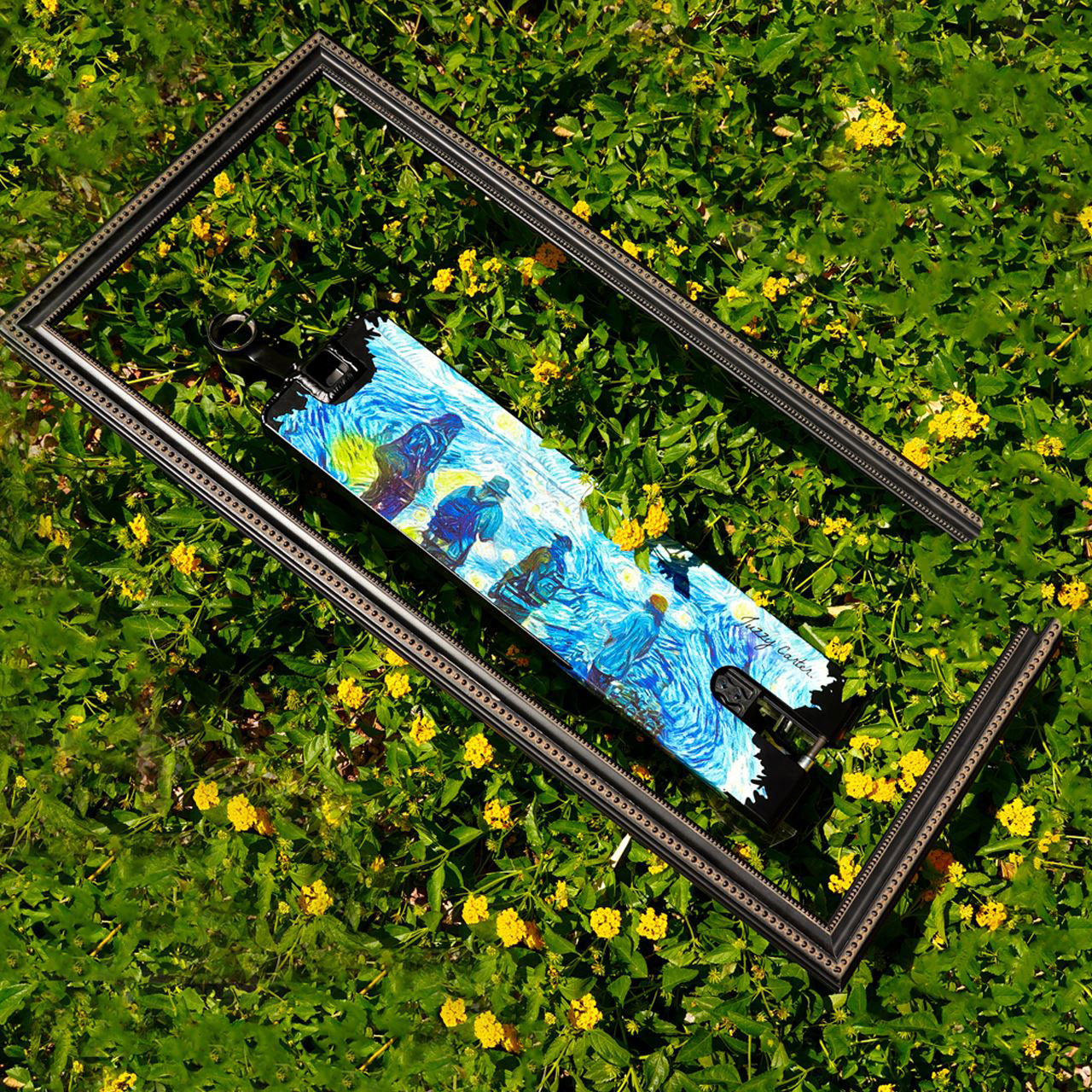 MGP MFX Juzzy Carter V2 Scooter Deck - Black 23" x 6" | SkateHut