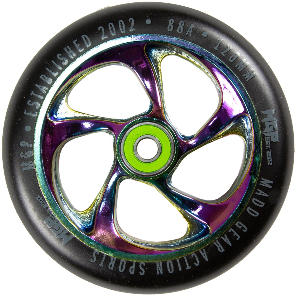 MGP MFX Cartel Core Scooter Wheel 120mm - Neo/Black | SkateHut