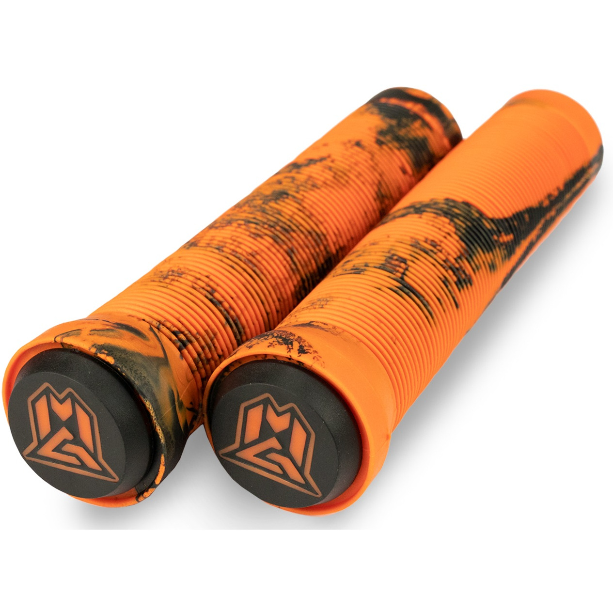 MGP 150mm Swirl Grind Scooter Grips - Orange/Black | SkateHut