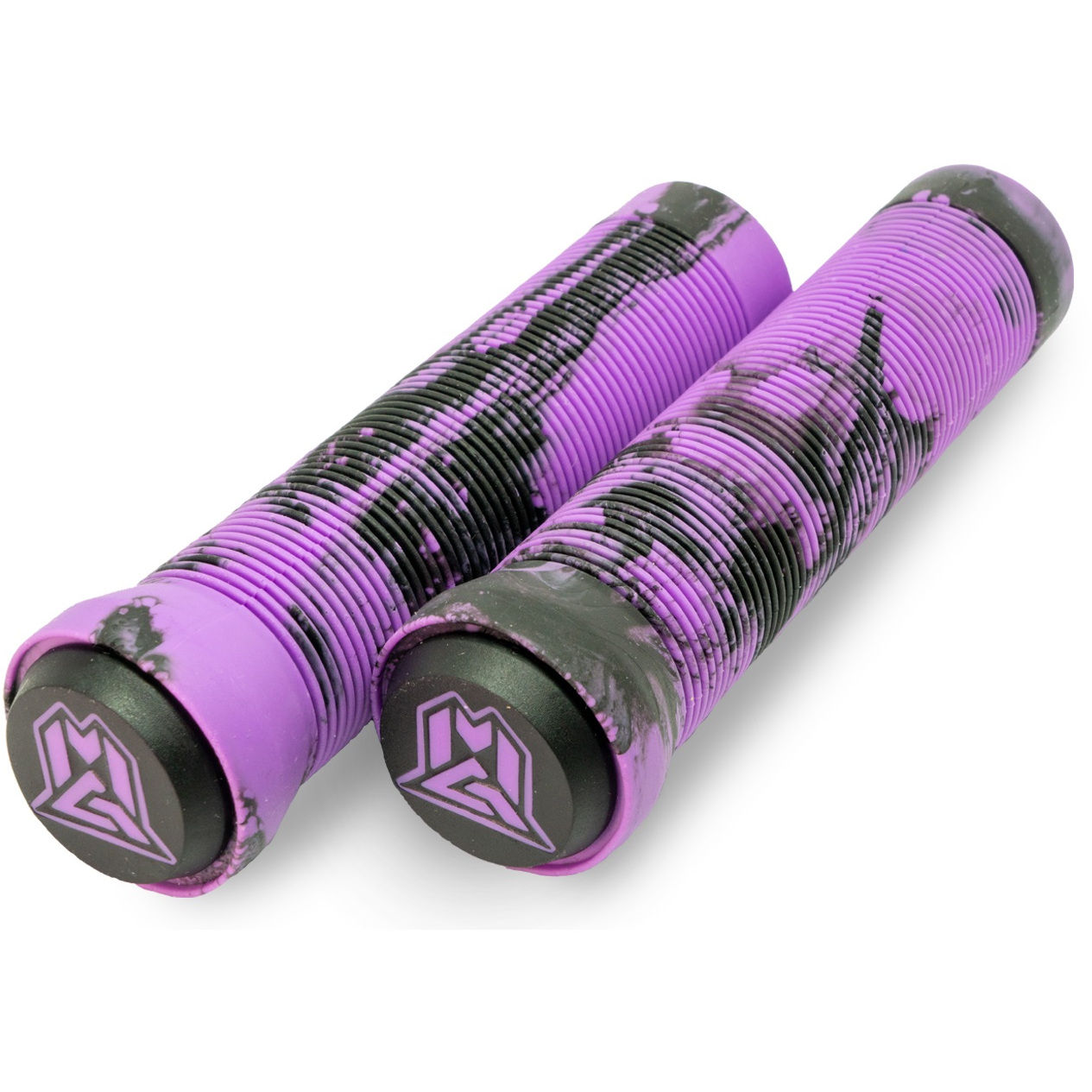 MGP 150mm Swirl Grind Scooter Grips - Purple/Black | SkateHut