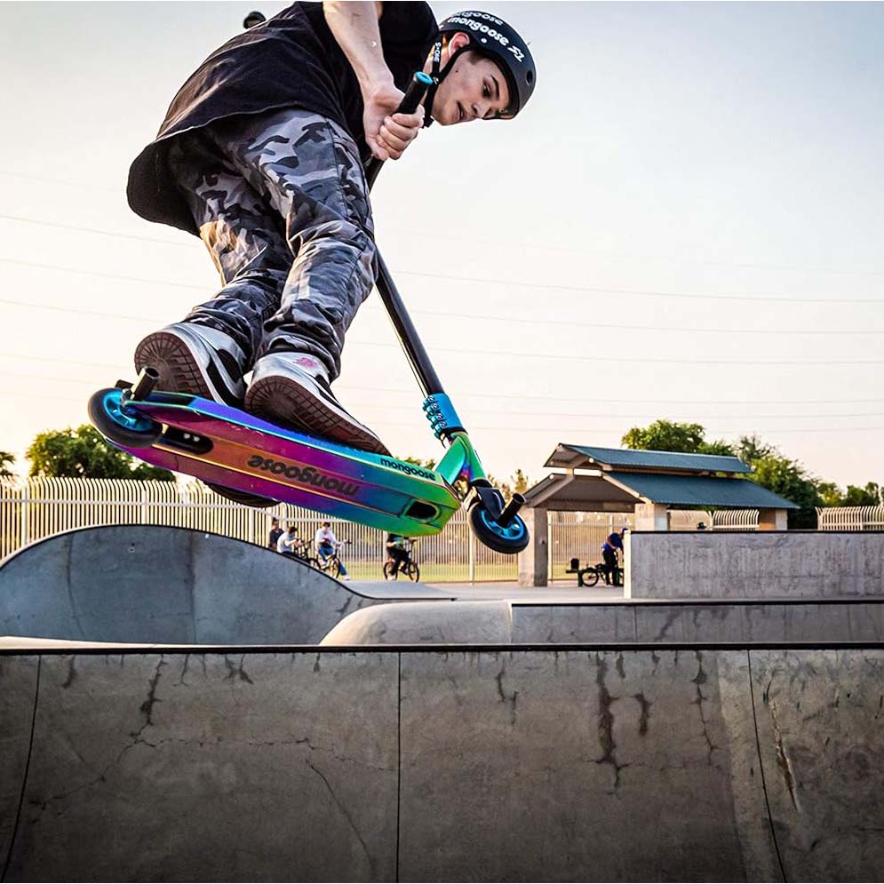 Mongoose Rise 100 Pro Stunt Scooter - Oil Slick