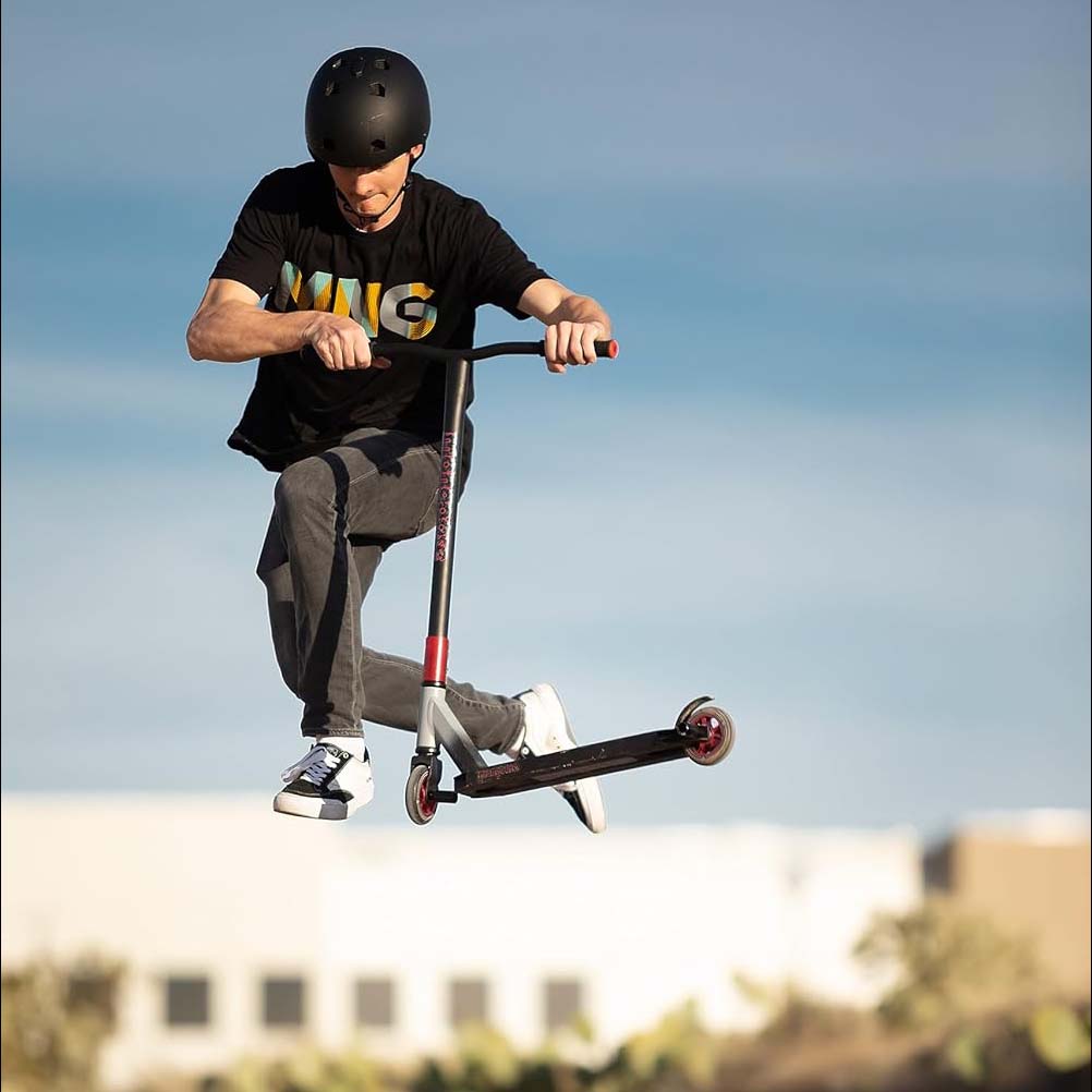 Mongoose Rise 100 Pro Stunt Scooter - Black/Red | SkateHut