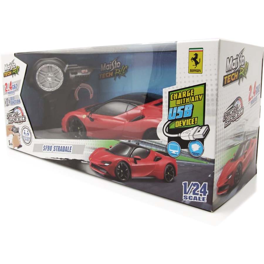 Maisto 1:24 Premium 2.4GHz RC Car - Ferrari SF90 Stradale | SkateHut