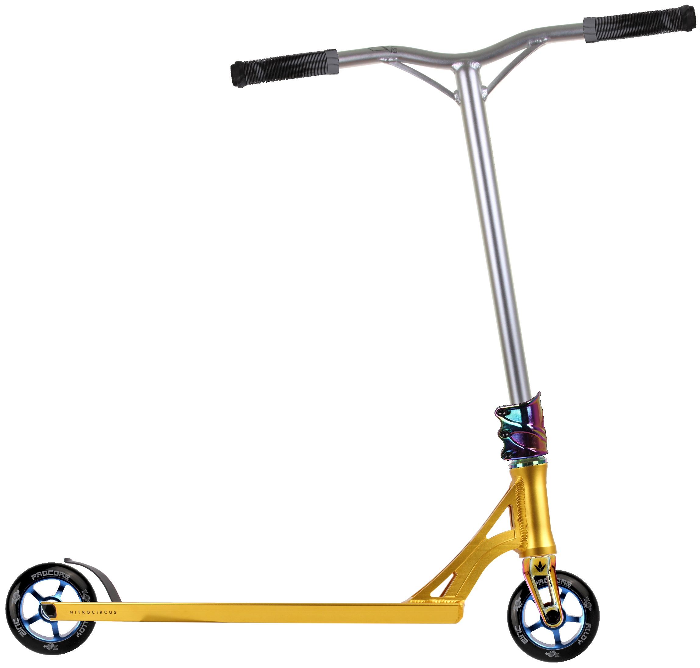 Nitro Circus x MGP Custom Stunt Scooter - Gold/Silver | SkateHut