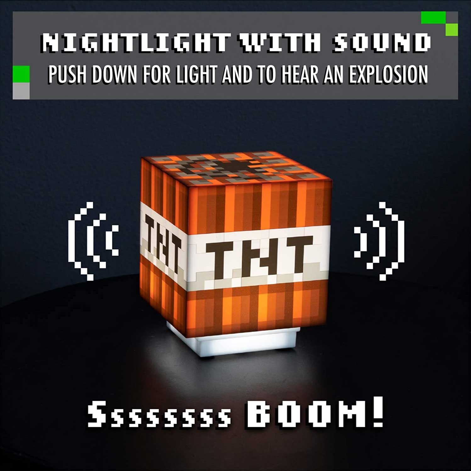 Paladone Minecraft TNT Light with Sound | SkateHut