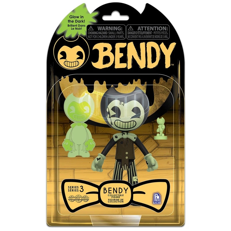PhatMojo Bendy and the Dark Revival 5 Figure Glow In The Dark Bendy