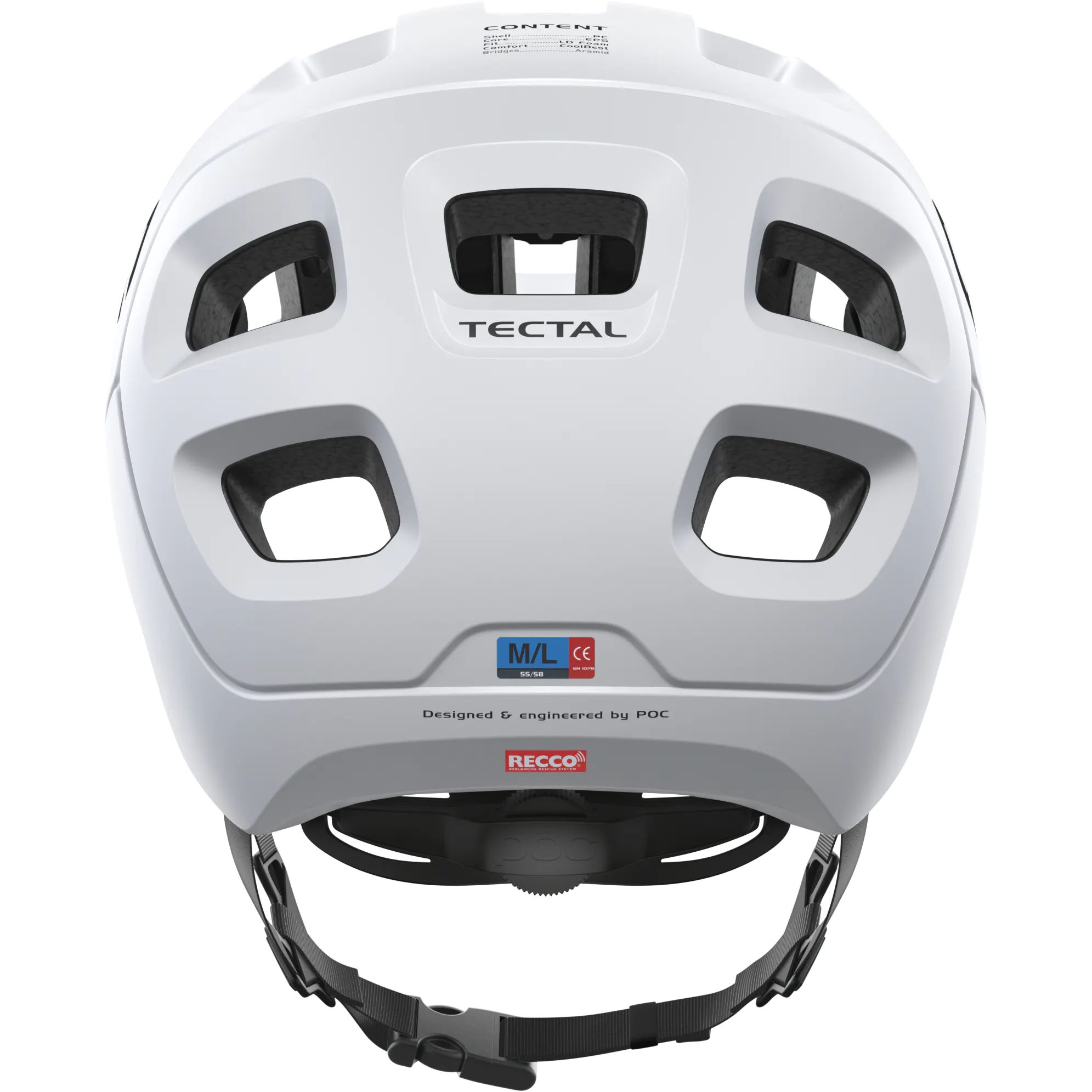 POC Tectal Helmet - Hydrogen White | SkateHut