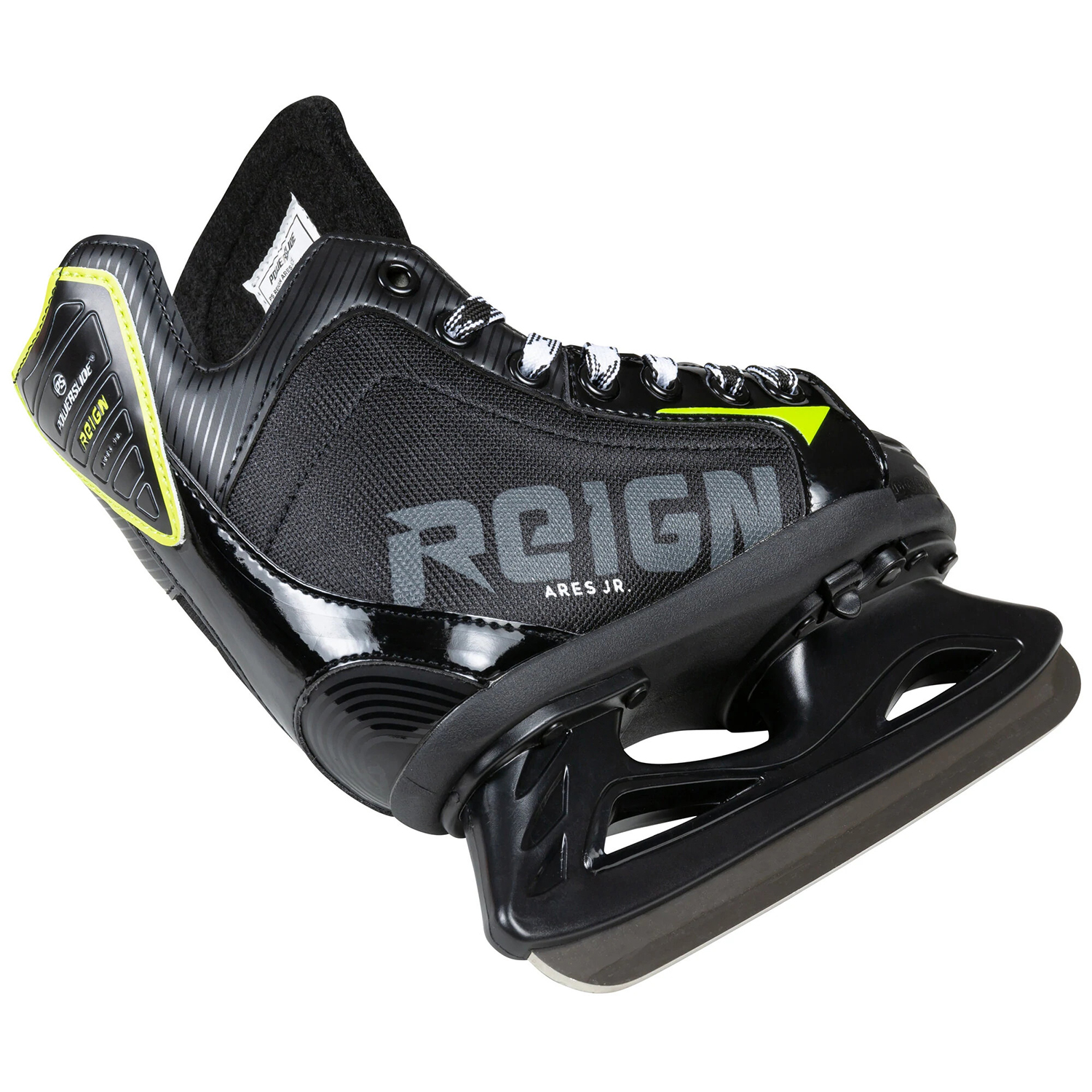 Powerslide Reign Ares Junior Ice Hockey Skates - Black | SkateHut