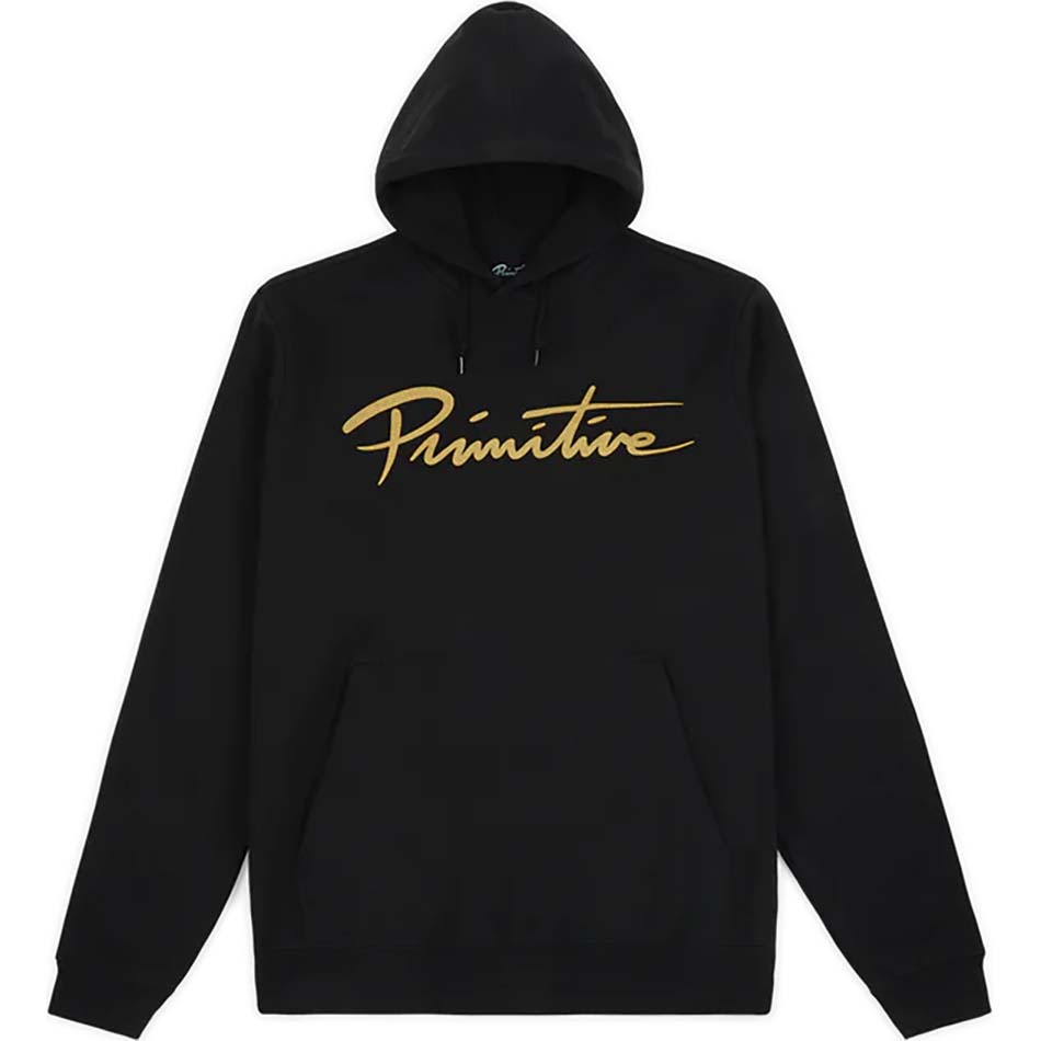 Primitive Nuevo Gold Foil Hoodie - Black | SkateHut