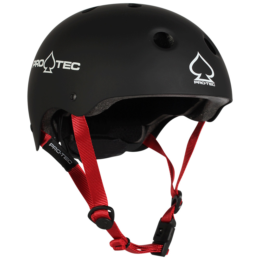 Pro-Tec Jr. Classic Fit Helmet - Matte Black | SkateHut