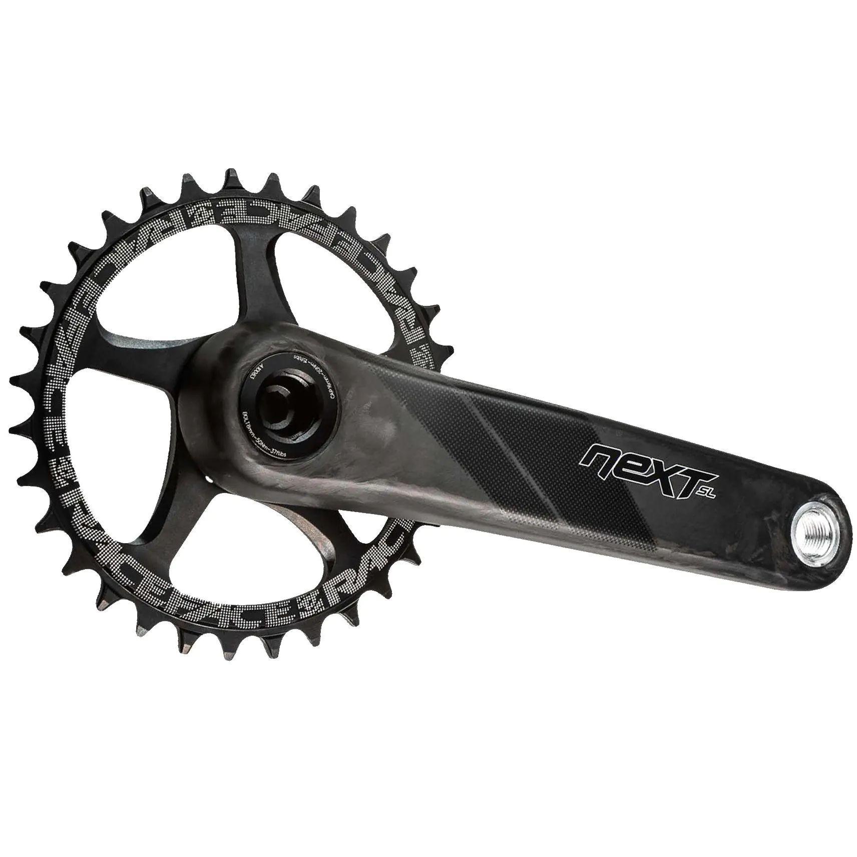 Race Face Carbon Next SL 136mm Crank (Arms Only) - Black 175mm | SkateHut
