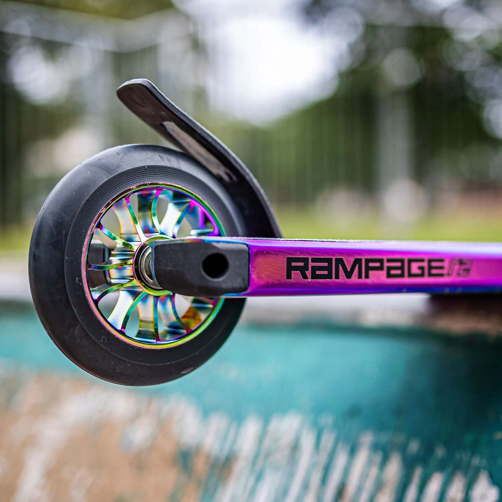 Rampage R2 Stunt Scooter - Neochrome | SkateHut