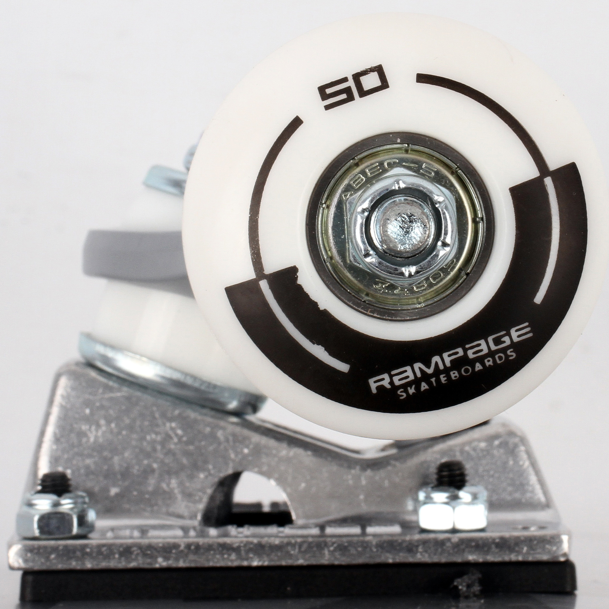 Rampage Mist Fade Complete Skateboard - Black 8'' | SkateHut