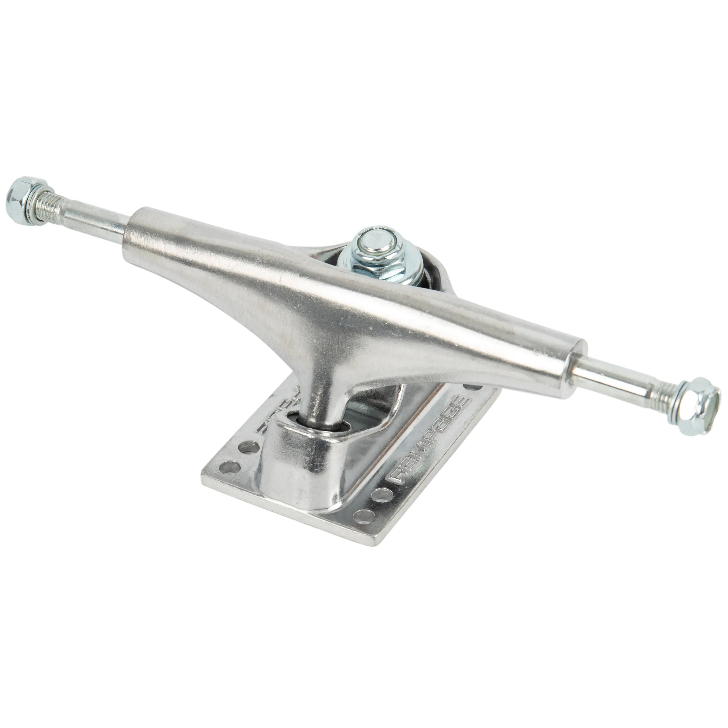 Rampage Rasp Skateboard Trucks - Silver 5.25'' | SkateHut
