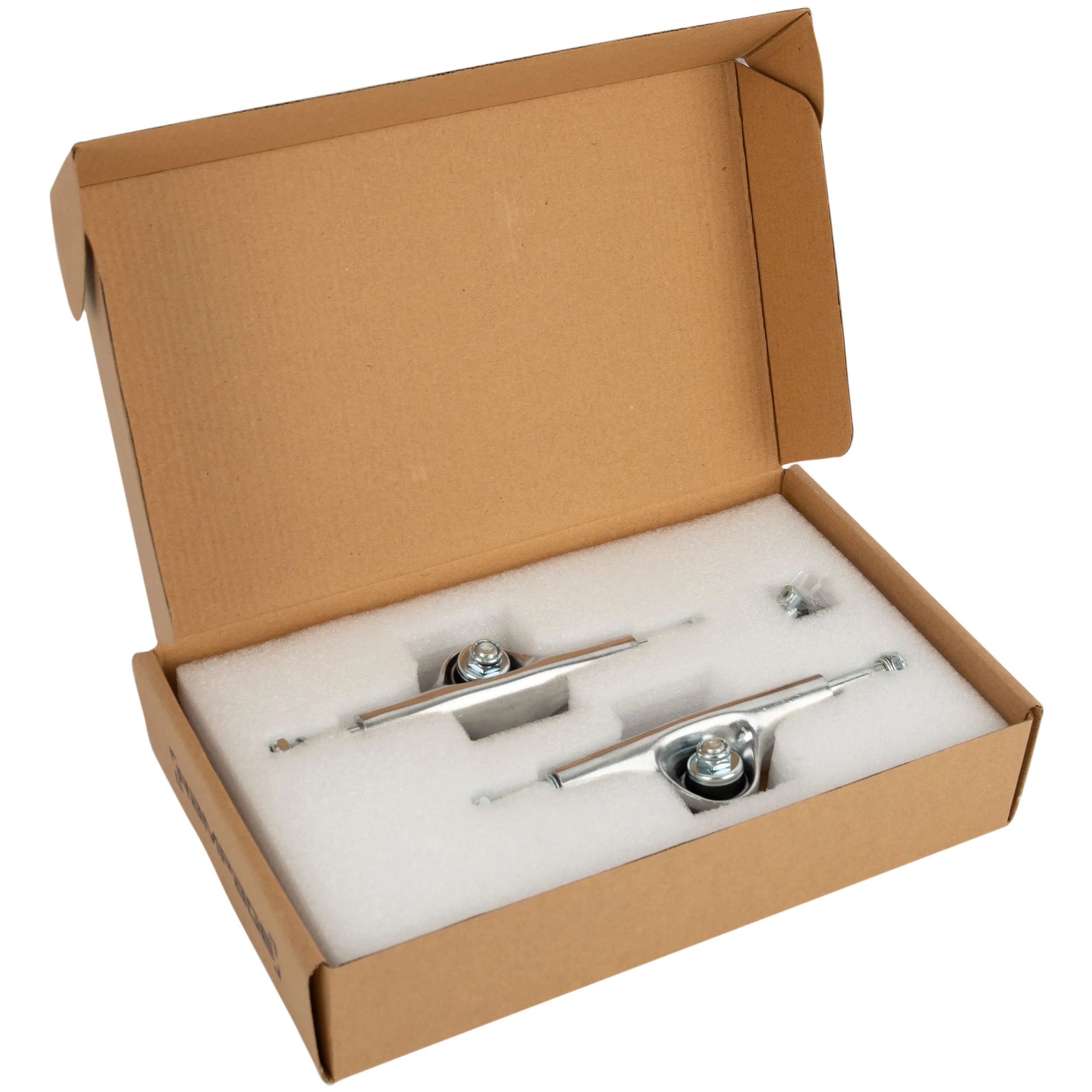 Rampage Rasp Skateboard Trucks - Silver 5.25'' | SkateHut