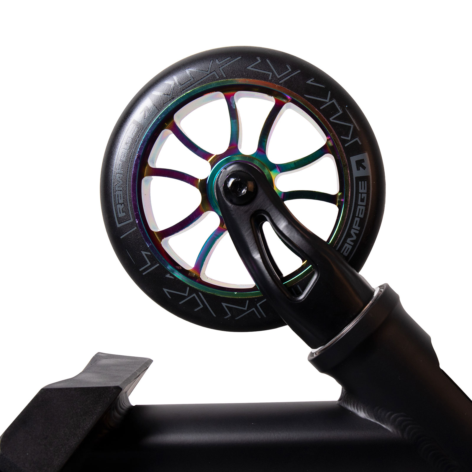 Rampage R3 2023 Complete Stunt Scooter - Black/Neochrome | SkateHut
