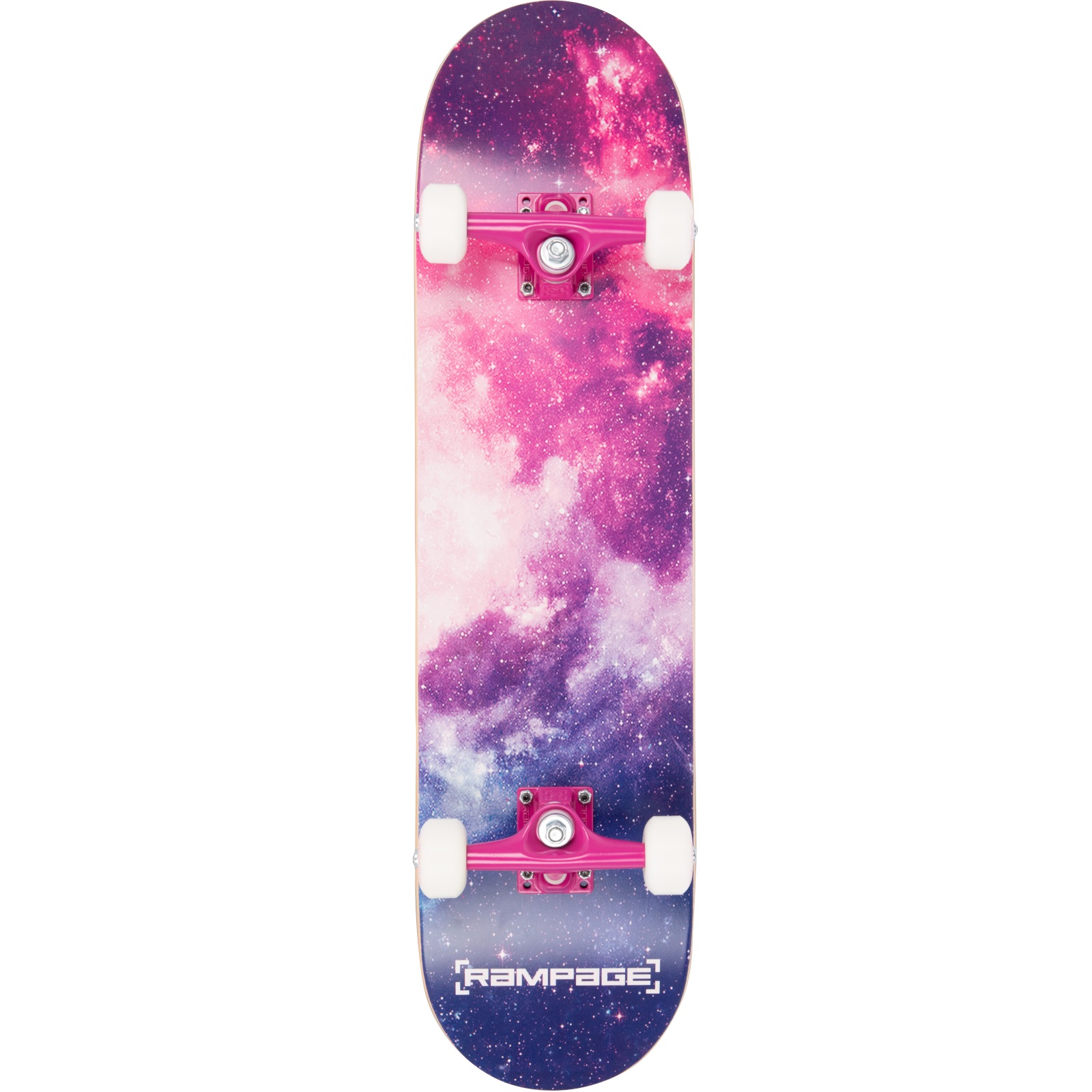 Rampage Galactic Custom Skateboard - Multi/Pink 7.75" | SkateHut