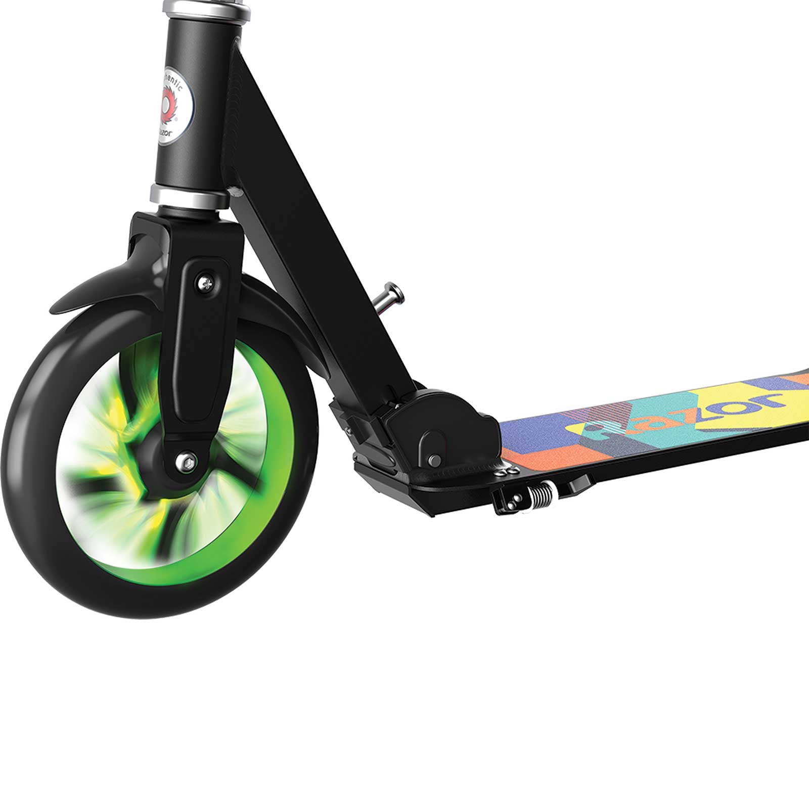 Razor A5 Lux Lighted Commuter Scooter - Green | SkateHut