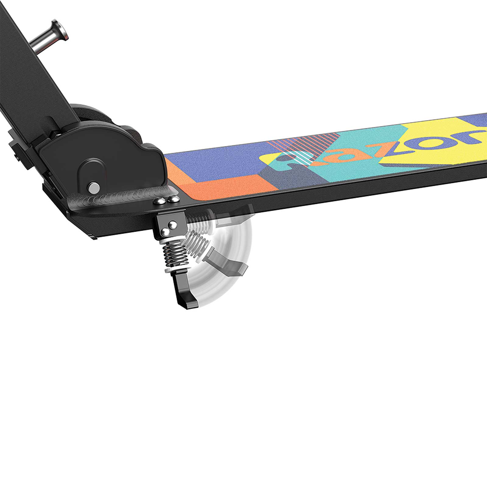 Razor A5 Lux Lighted Commuter Scooter - Green | SkateHut