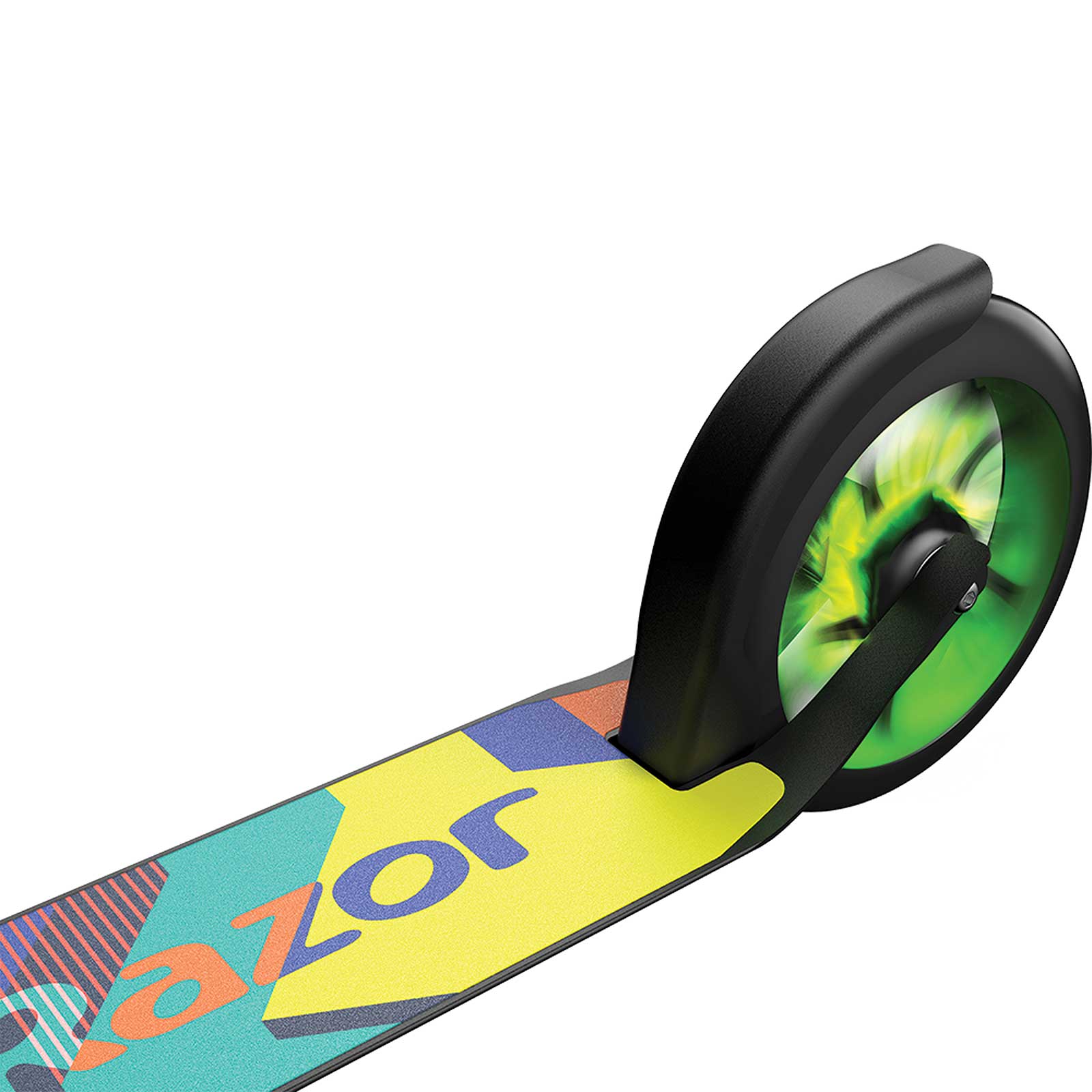 Razor A5 Lux Lighted Commuter Scooter - Green | SkateHut