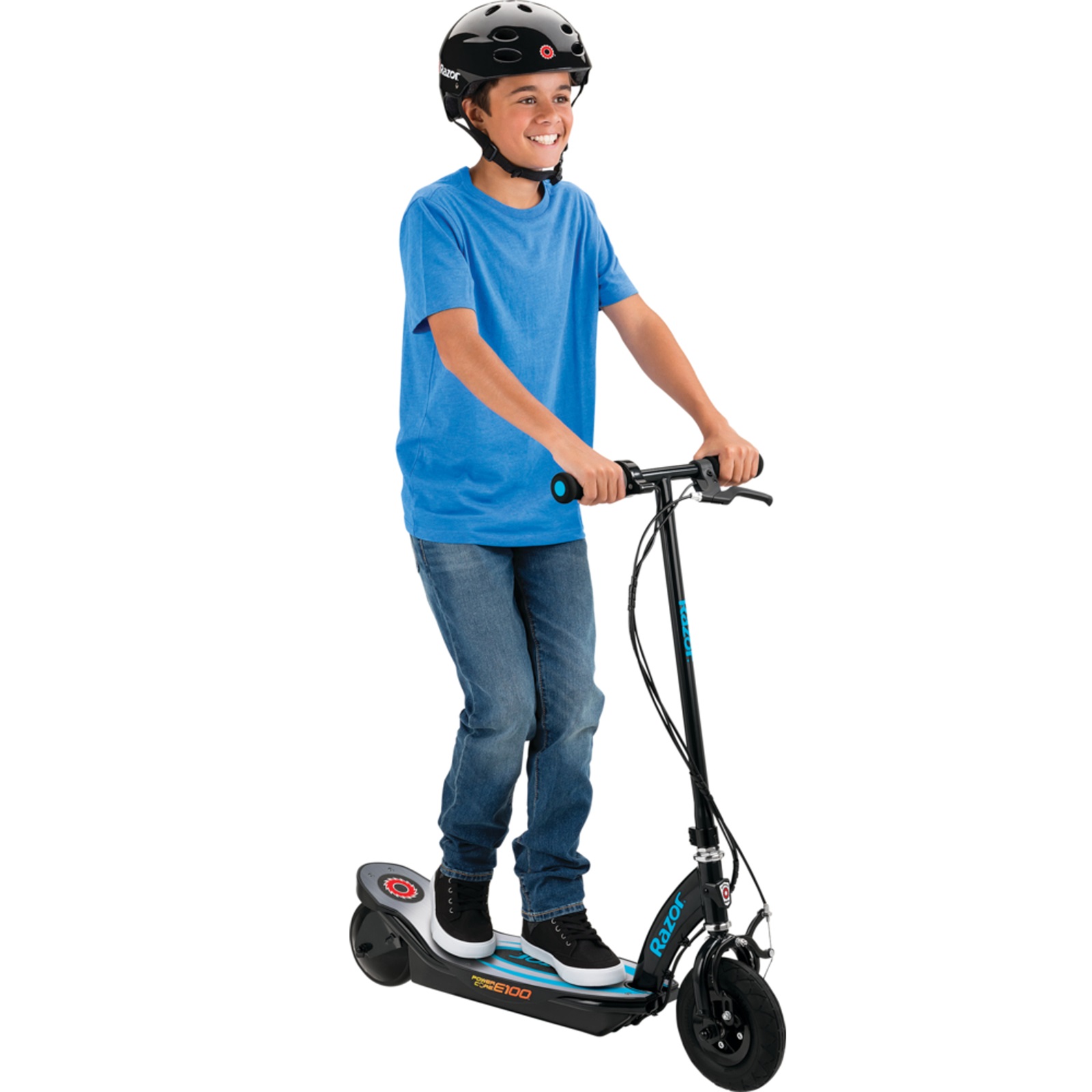 Razor PowerCore E100 24v Electric Scooter - Blue | SkateHut
