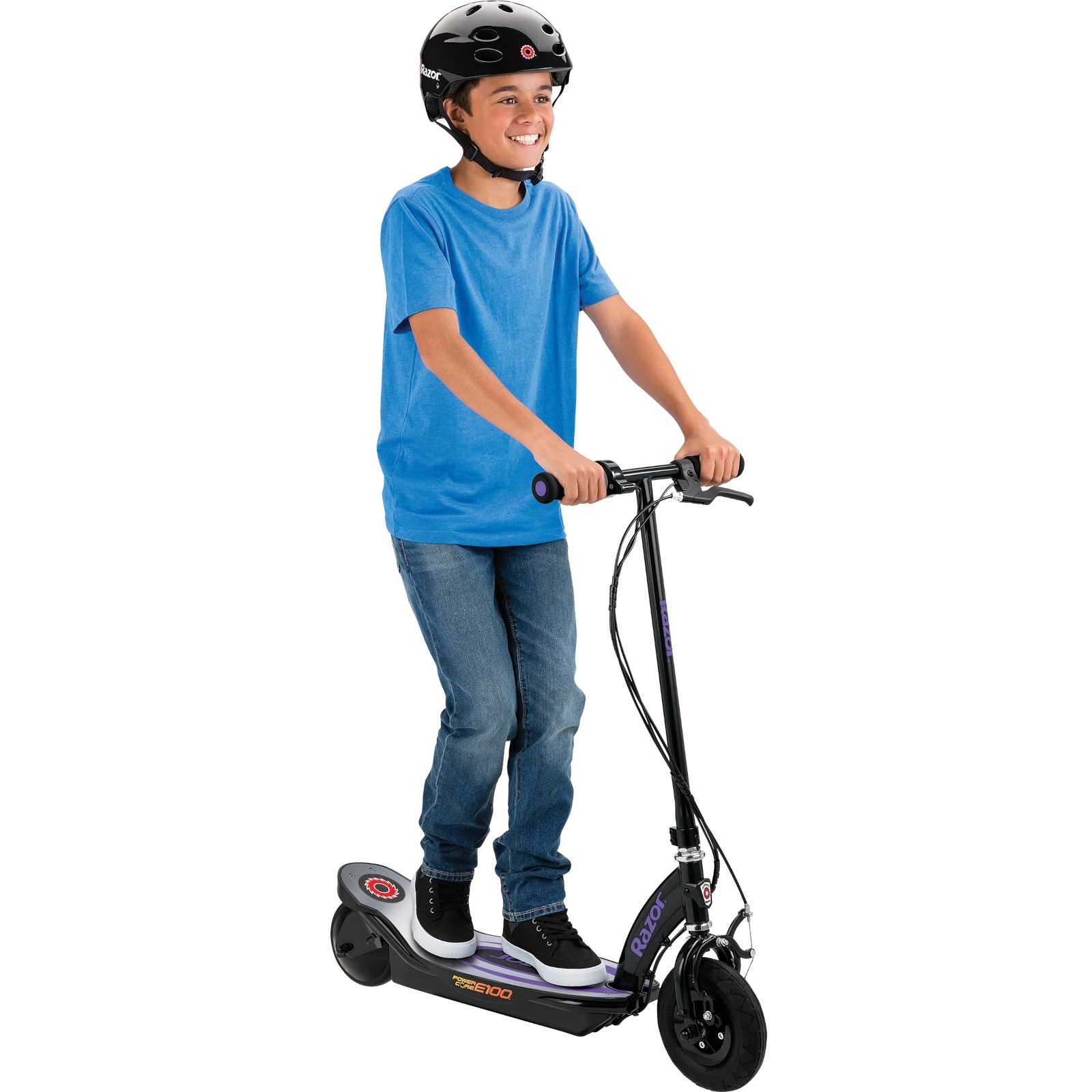 Razor PowerCore E100 24v Electric Scooter - Purple | SkateHut