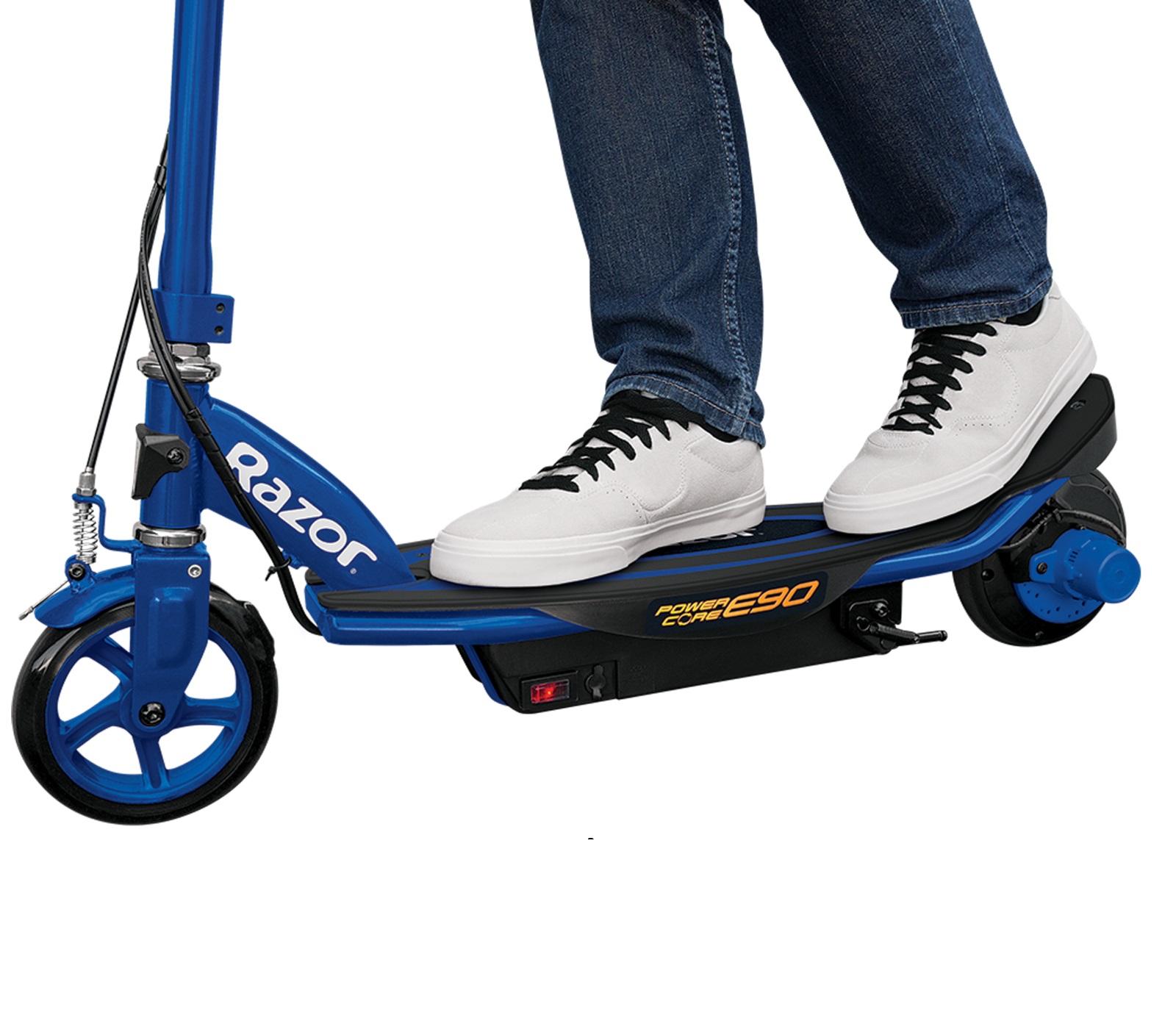 Razor PowerCore E90 12v Electric Scooter - Blue | SkateHut