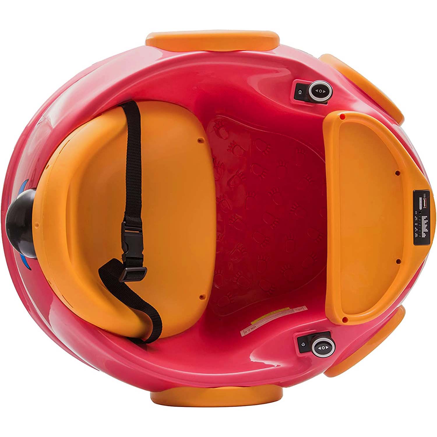 Ricco 360 Rotating Kids Electric Ride On Waltzer - Red | SkateHut