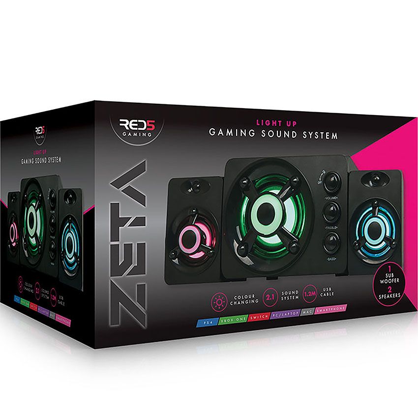 RED5 Gaming 2.1 Sound System | SkateHut