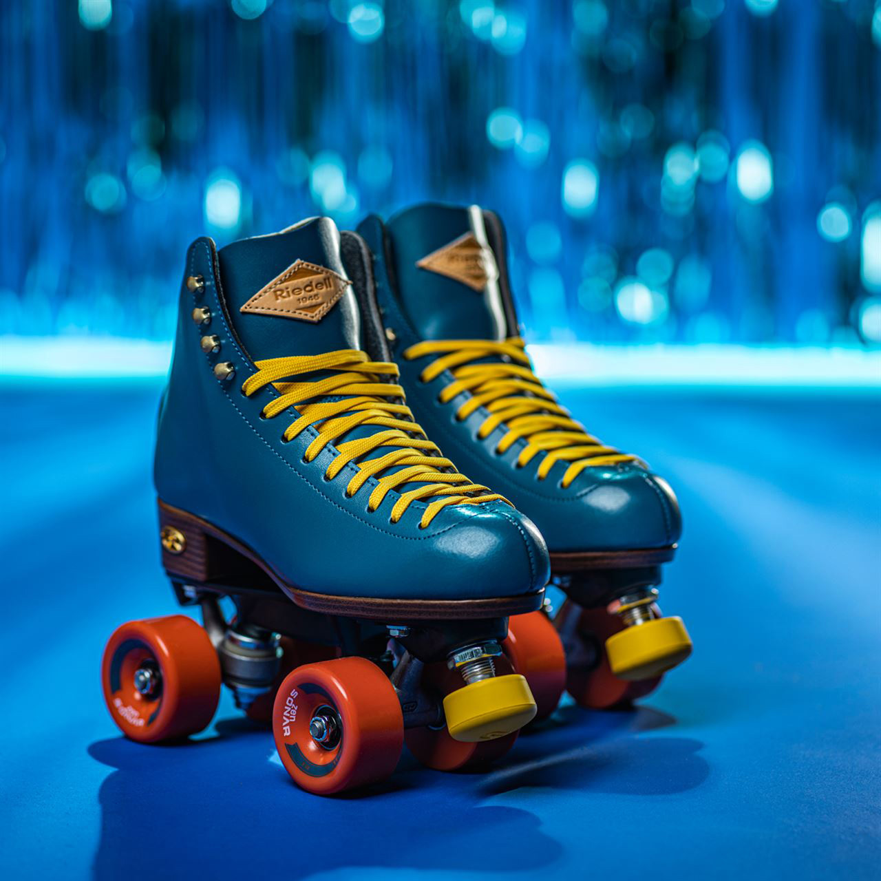 Riedell Crew Quad Roller Skates - Ocean Blue | SkateHut