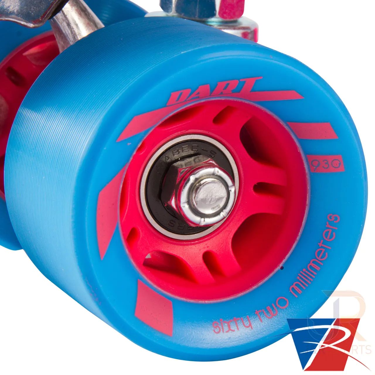 Riedell Quad Roller Skates - Dart Ombre Blue/Pink | SkateHut