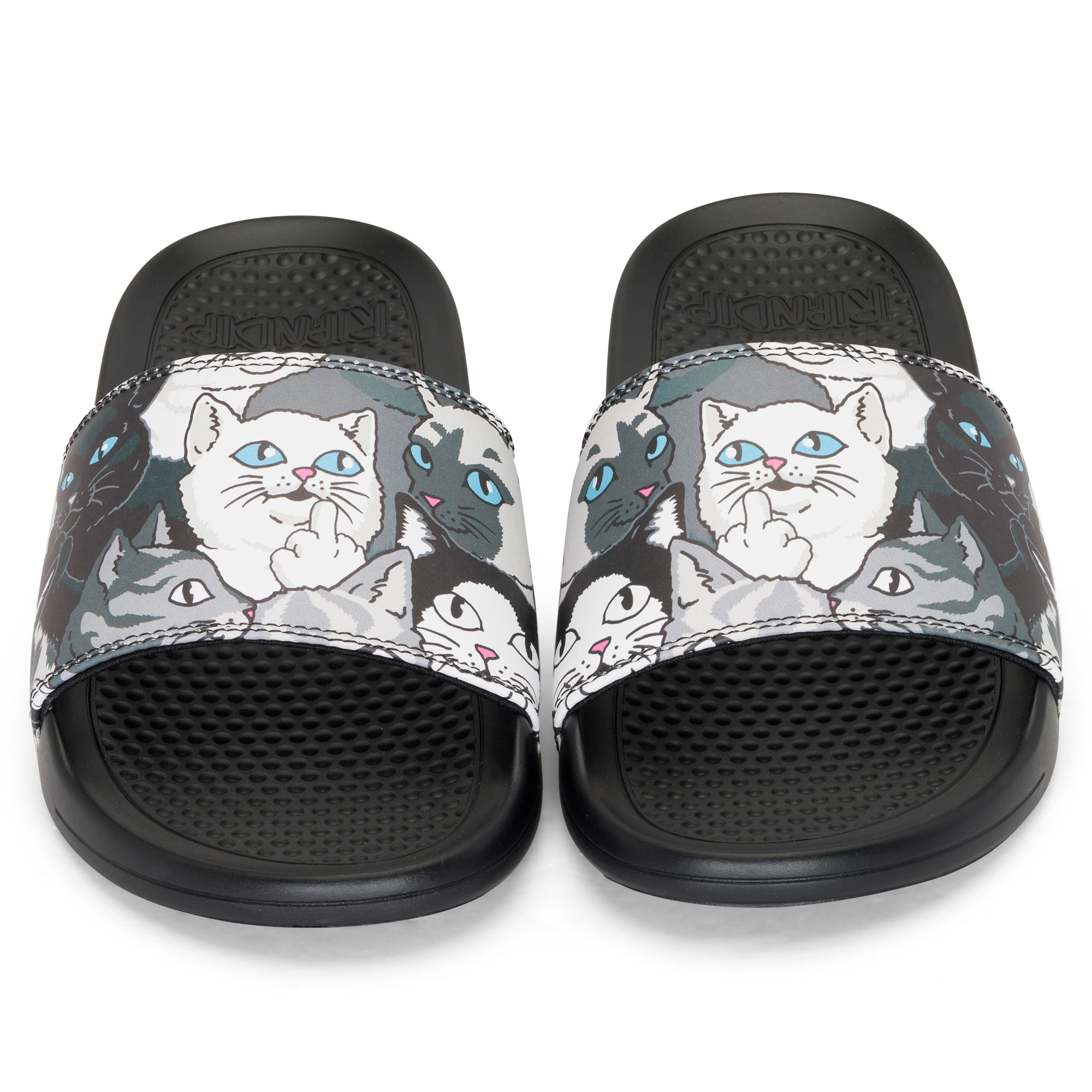 RIPNDIP Family Tree Slides - Black | SkateHut