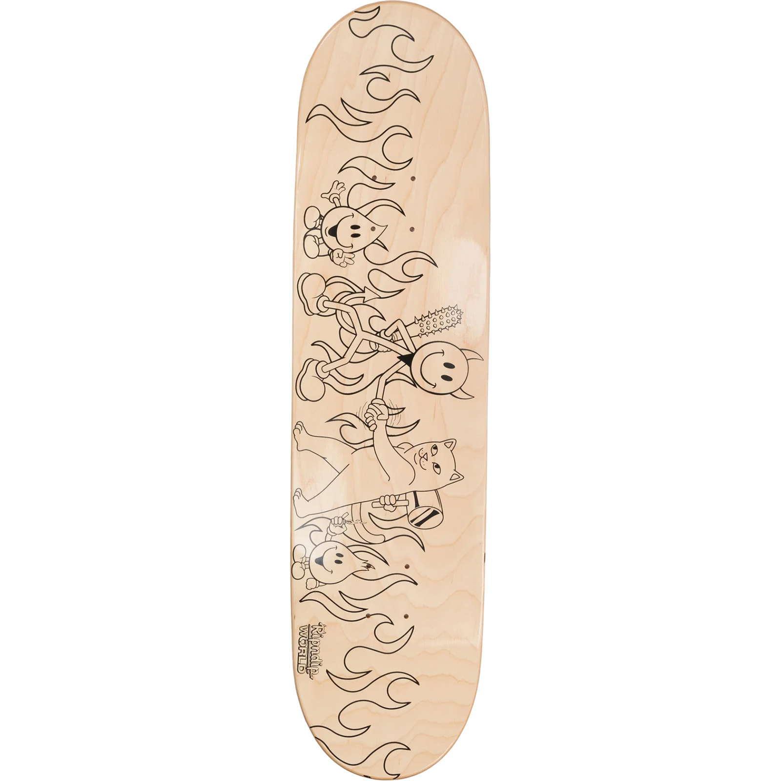 RIPNDIP x World Industries Nerm VS Devilman Skateboard Deck - 8.5 ...