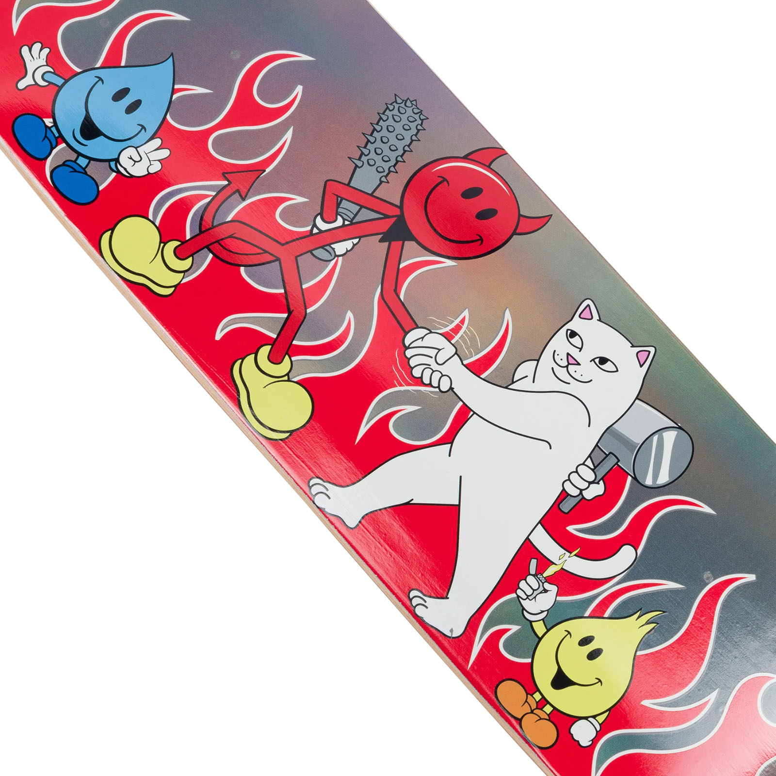 RIPNDIP x World Industries Nerm VS Devilman Skateboard Deck - 8.5 ...