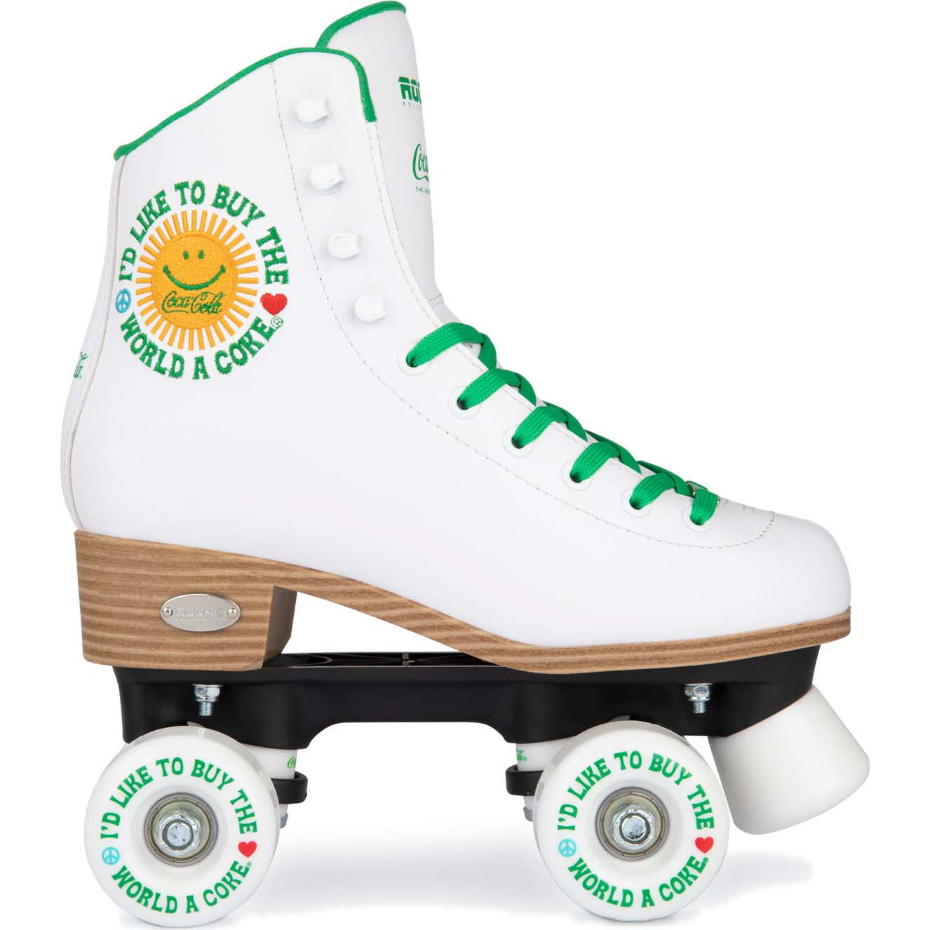 Rookie x Coca-Cola Sunshine Quad Roller Skates - White | SkateHut
