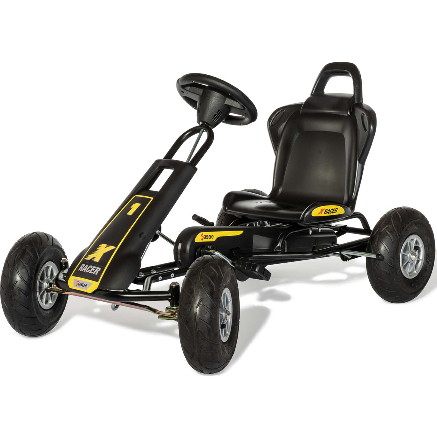 Rolly Toys ATX-Racer Go Kart w/ Brake - Black | SkateHut