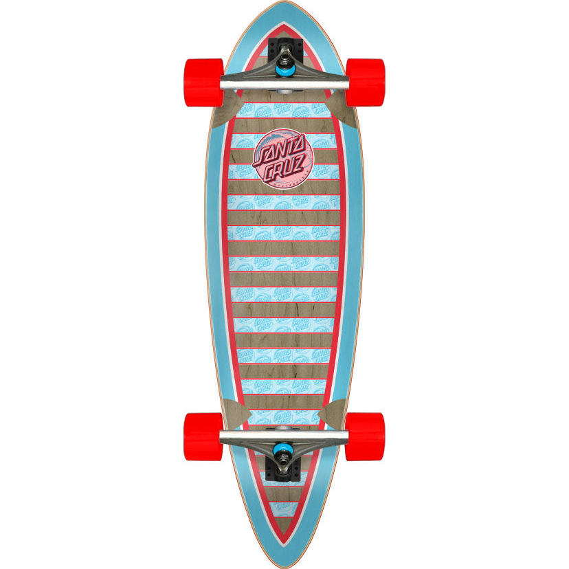 Santa Cruz Decoder Wave Pintail Complete Longboard - Multi 33" | SkateHut